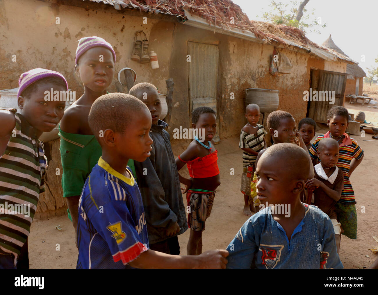 Traditional village life in the north of Benin Stock Photo - Alamy