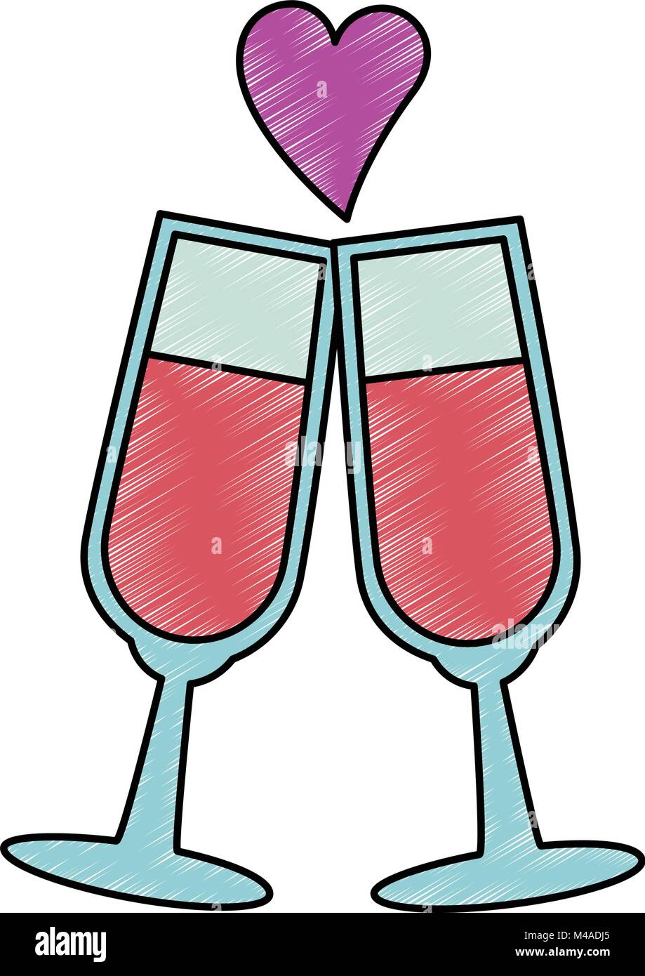 champagne cups isolated icon Stock Vector Image & Art - Alamy