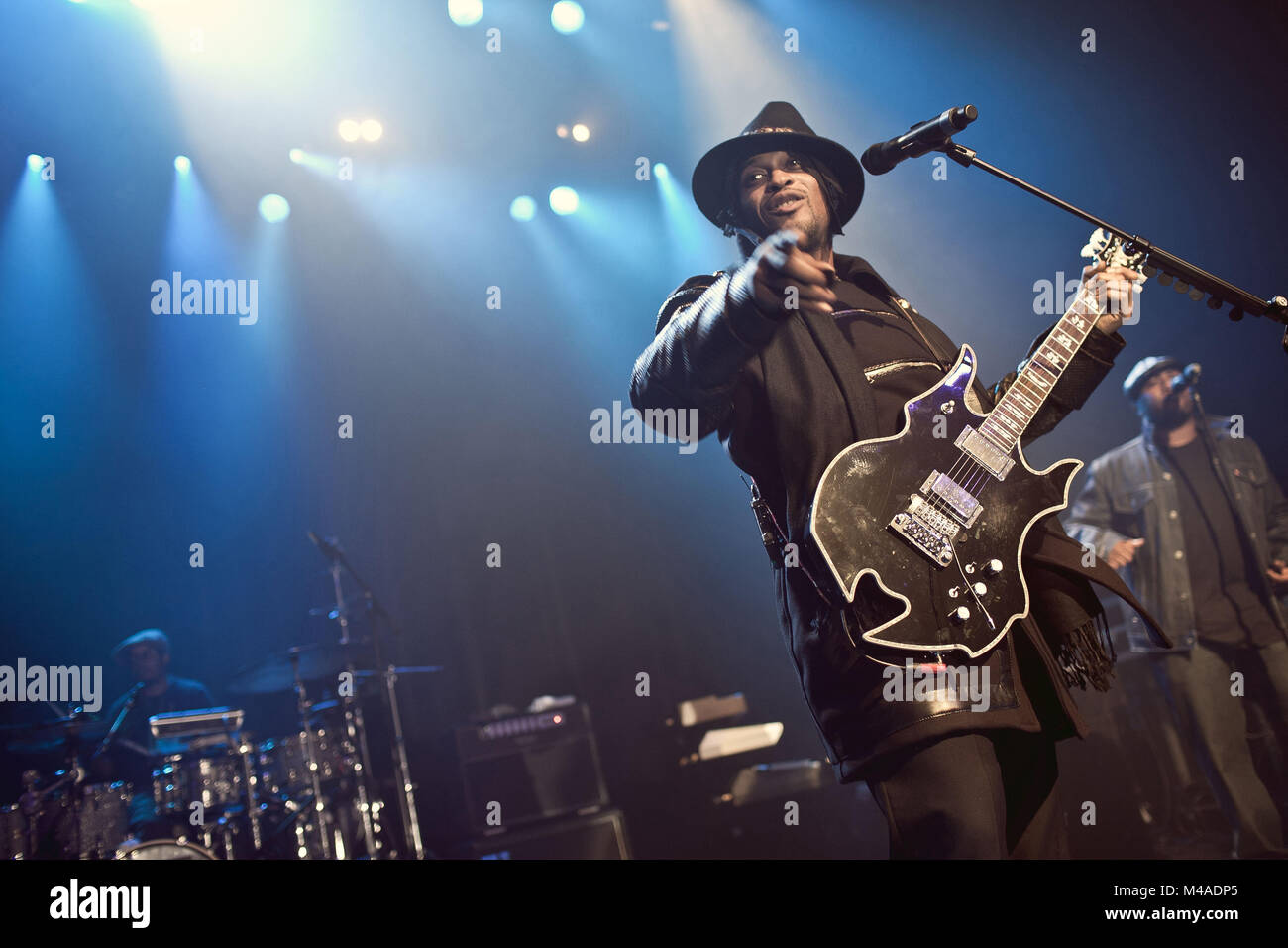 The American soul singer and musician D'Angelo performs a live concert ...