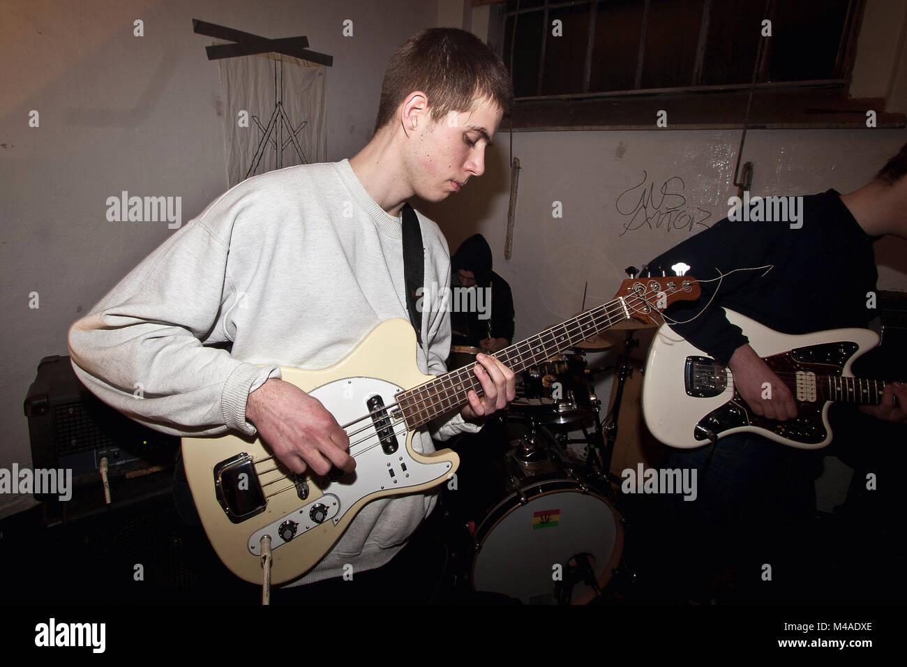 The international praised Danish punk band Iceage is here pictured at a ...