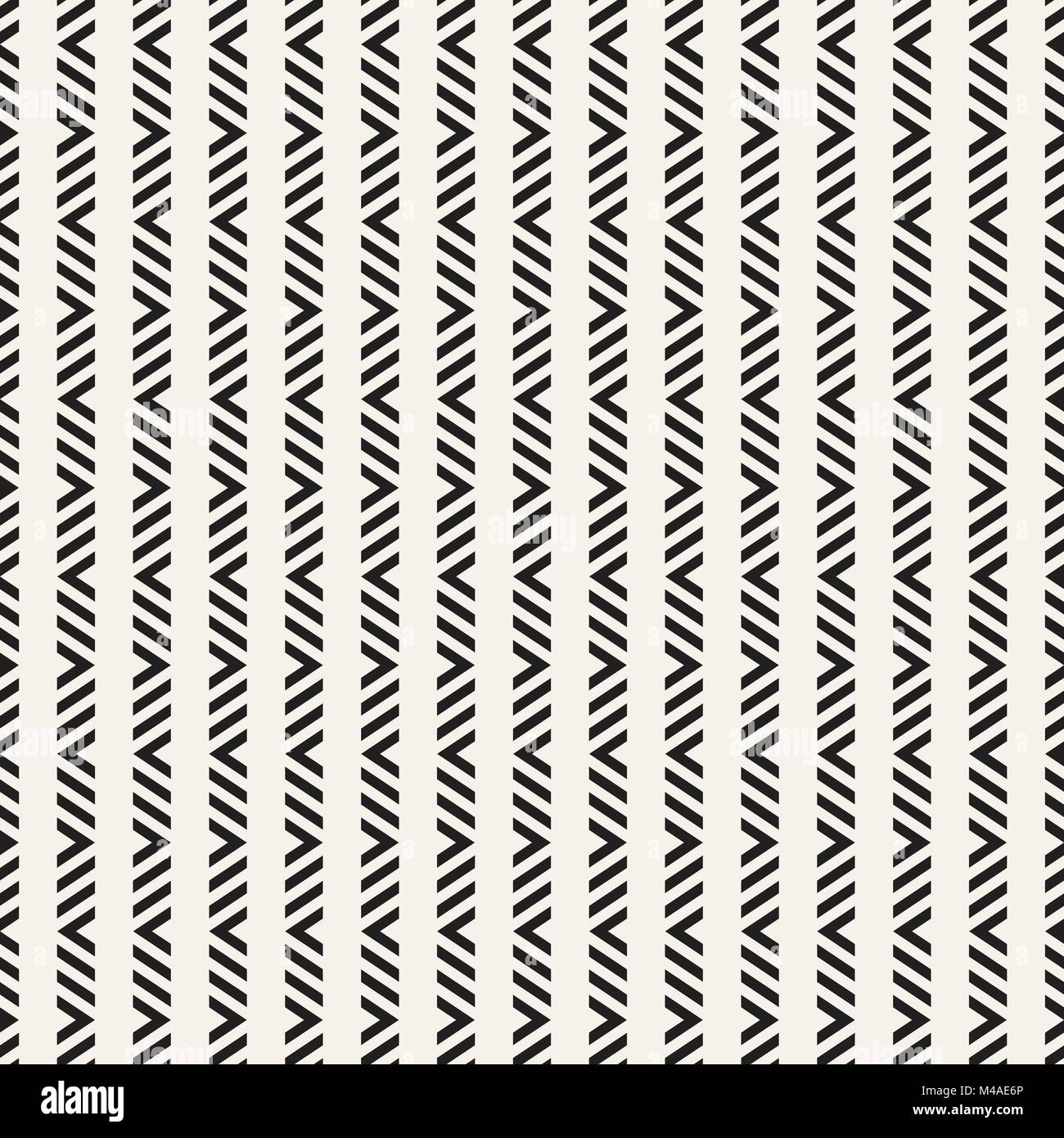 Seamless ethnic lines pattern. Black and white geometric pattern ...