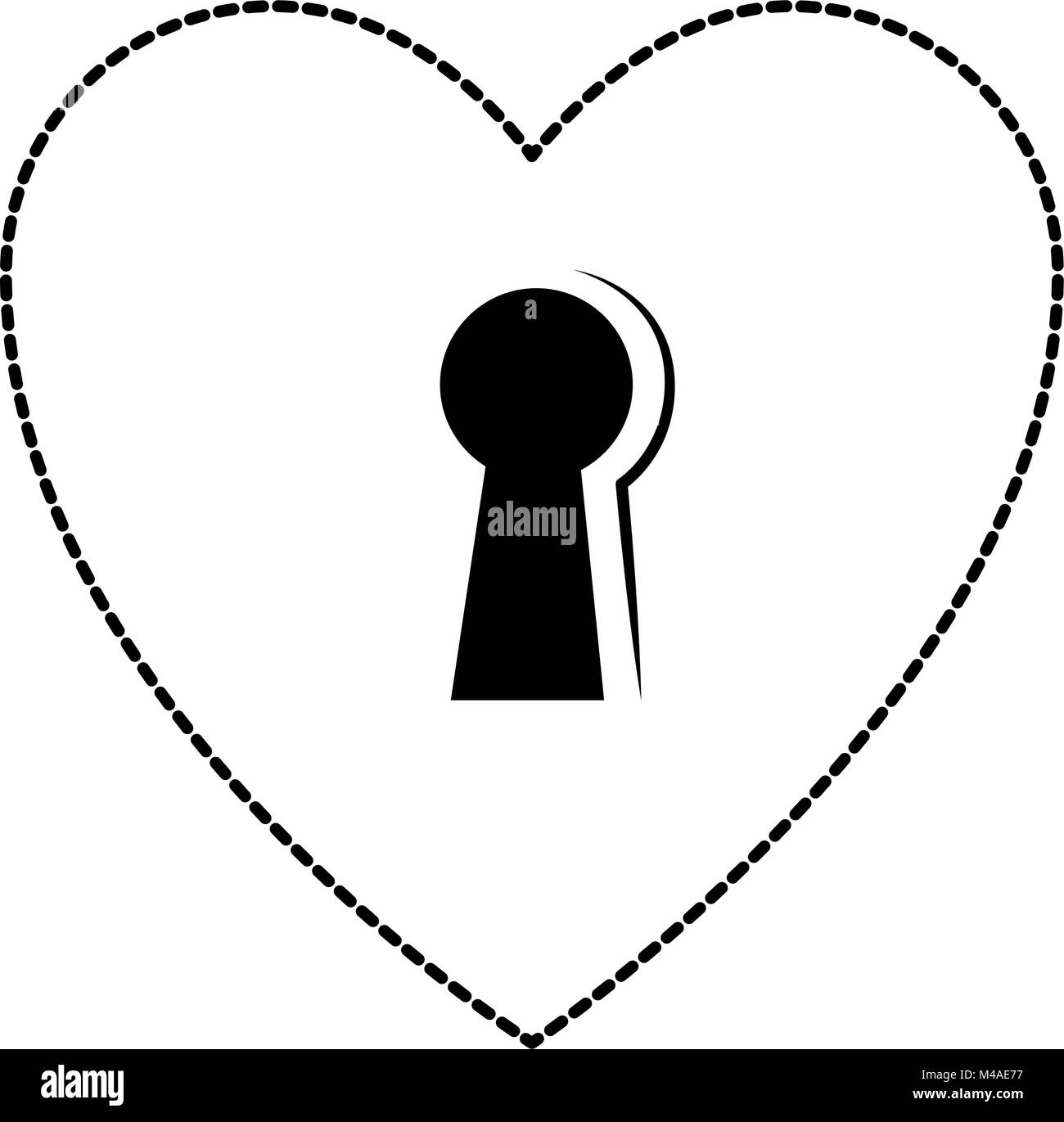 Love hole Black and White Stock Photos & Images - Alamy