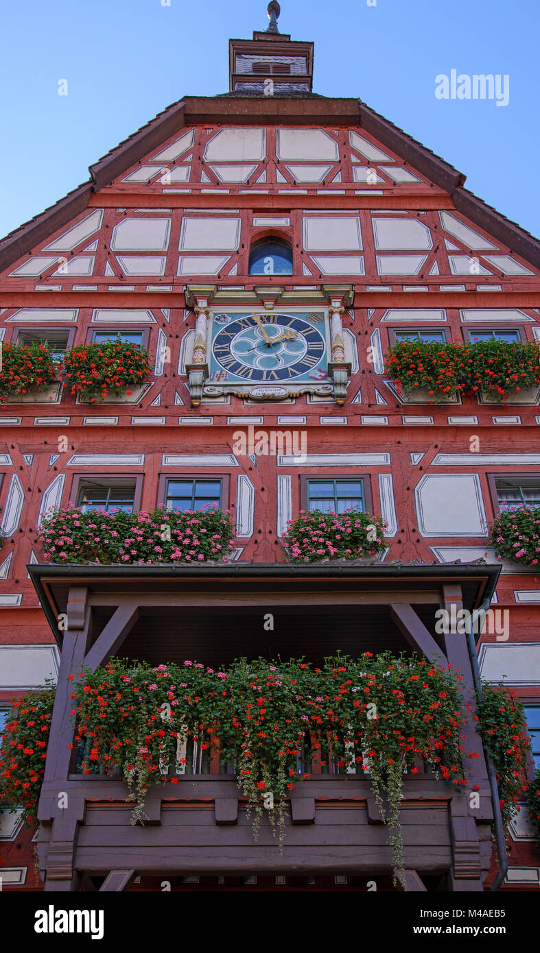 Besigheim, Rathaus, Baden-Württemberg, Deutschland, Europa Stock Photo ...