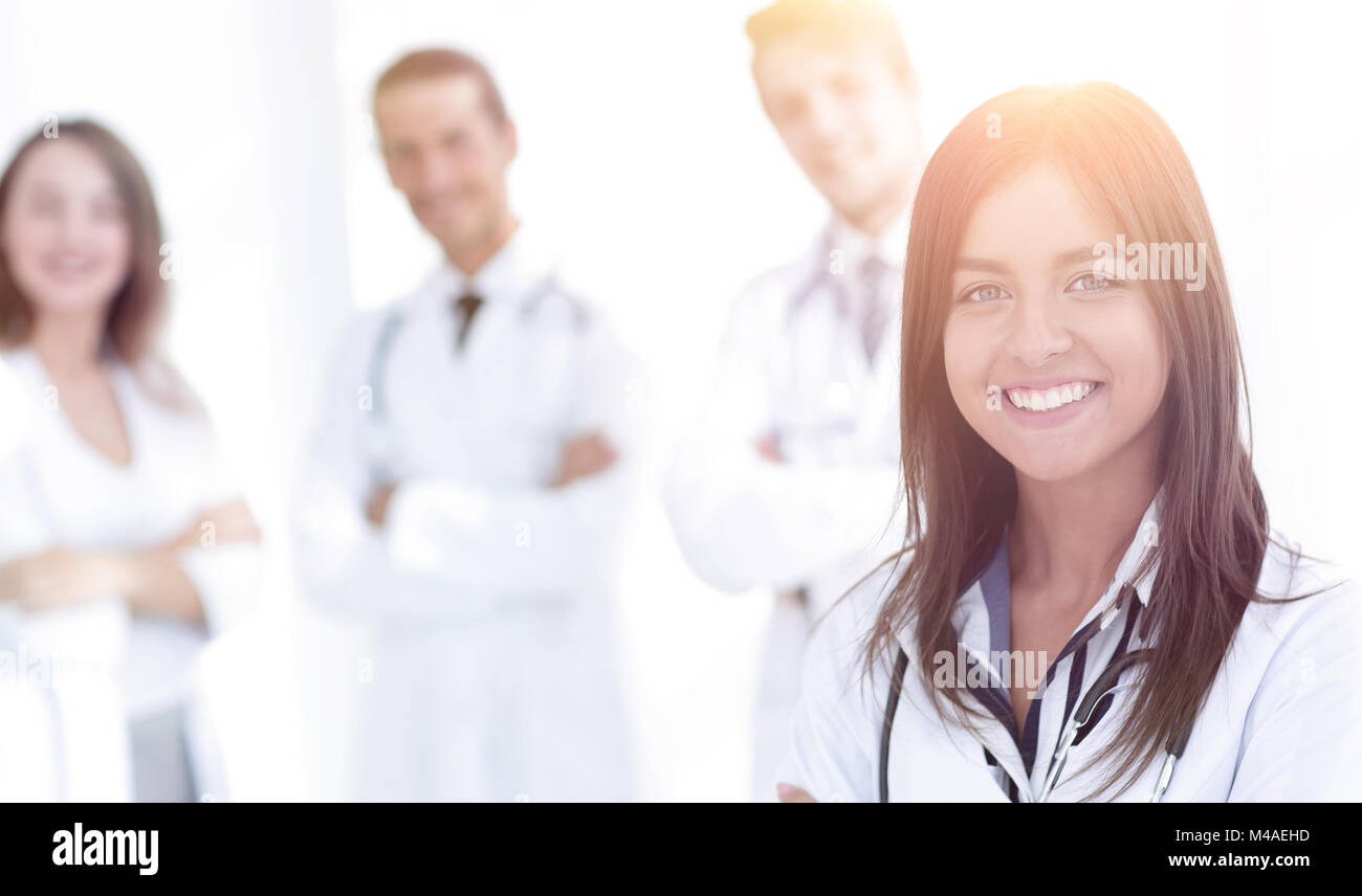 closeup.successful woman doctor Stock Photo - Alamy