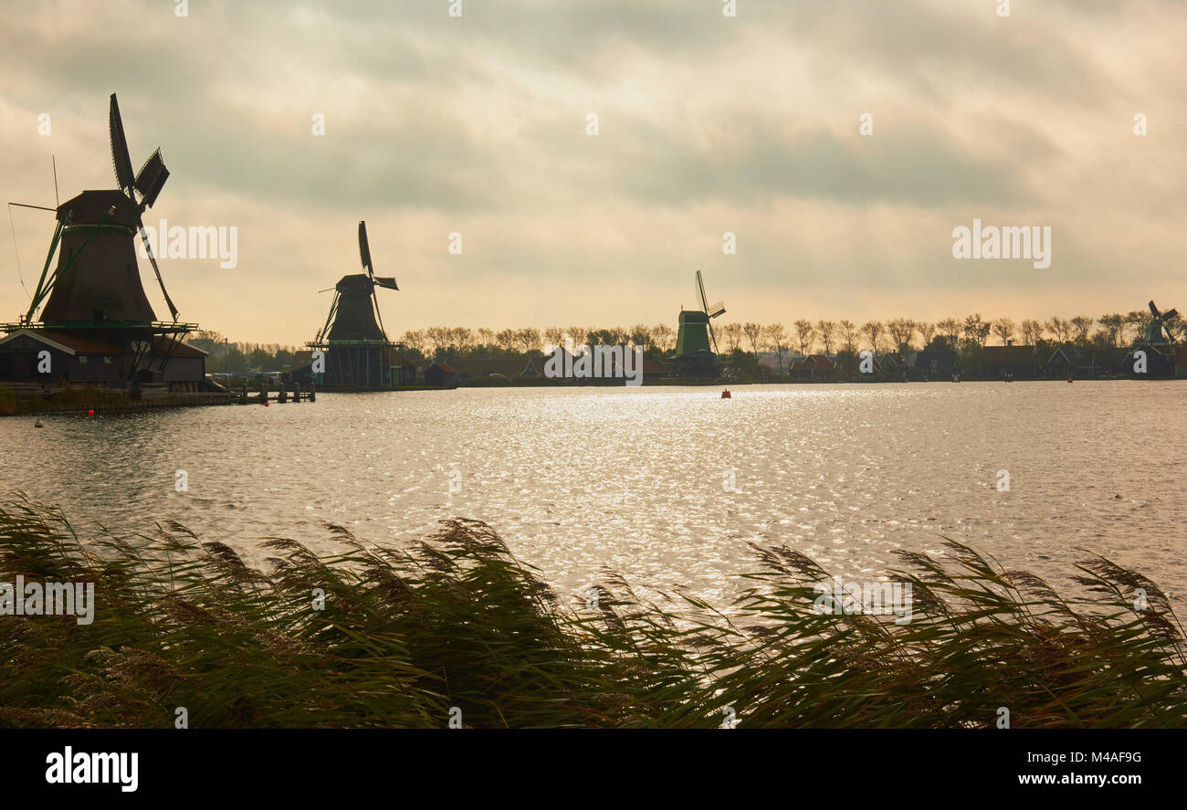 Zaanse Schans a village near Zaandijk in the municipality of Zaanstad ...
