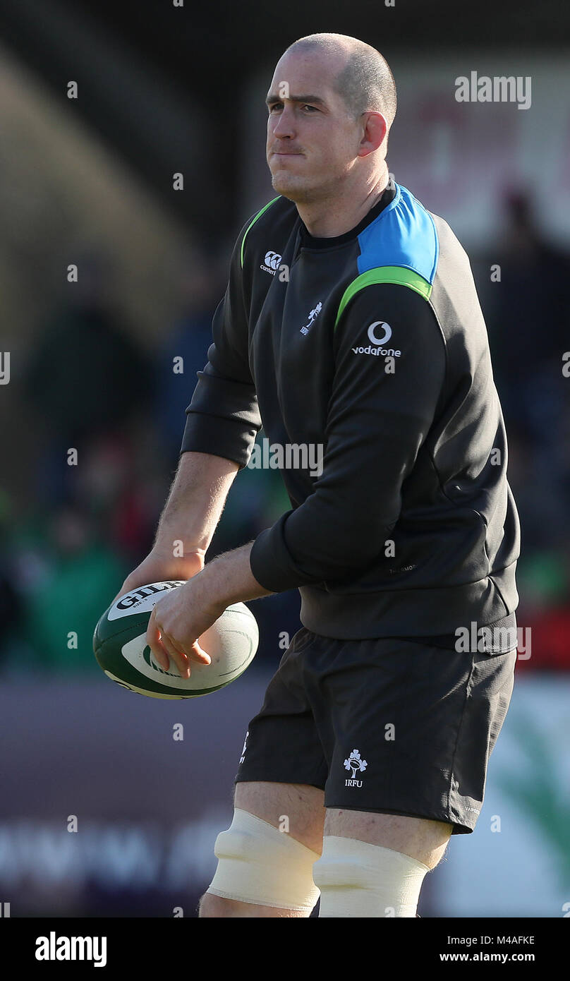 Ireland's Devin Toner during a training session at Buccaneers RFC ...