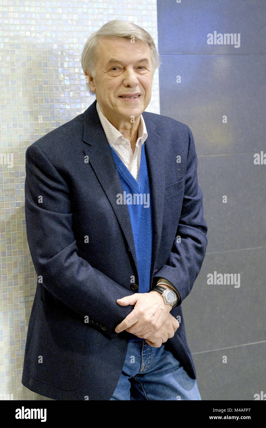 Salvatore Adamo poses for photographers at the Hotel Eurostars in ...