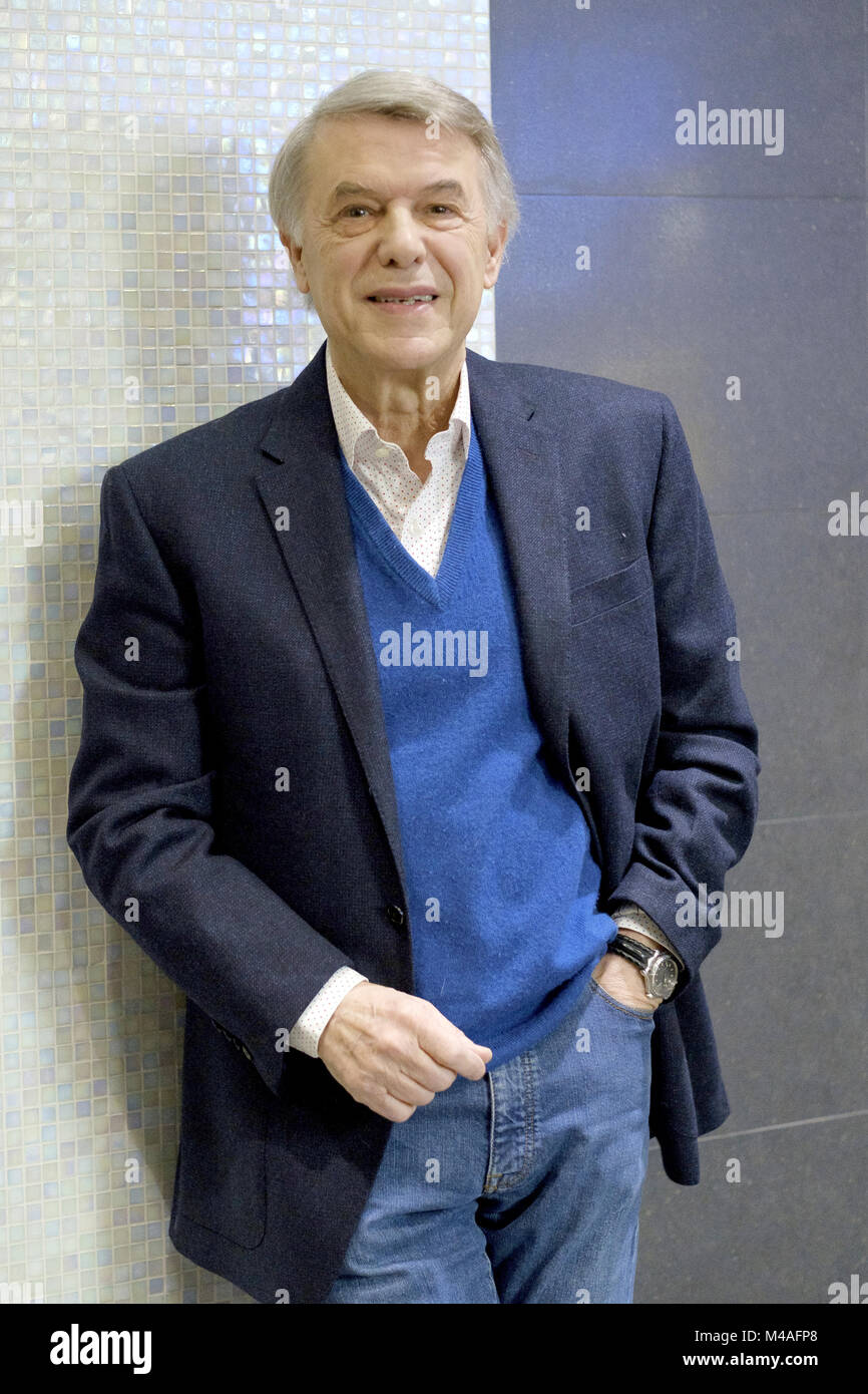 Salvatore Adamo poses for photographers at the Hotel Eurostars in ...