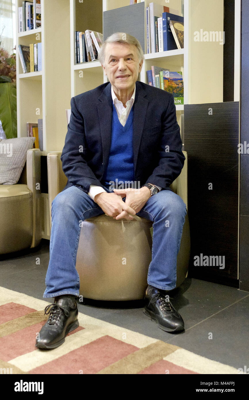 Salvatore Adamo poses for photographers at the Hotel Eurostars in ...