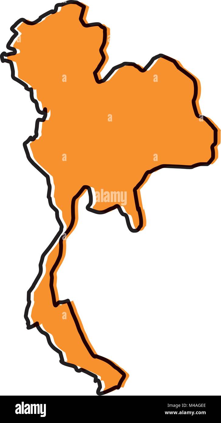 Map of thailand Stock Vector Images - Alamy