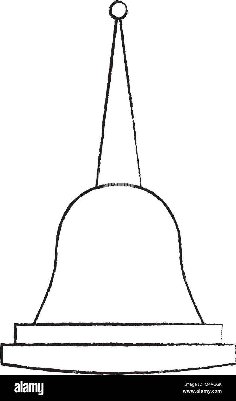 pagoda thailand temple shape bell culture Stock Vector Image & Art - Alamy
