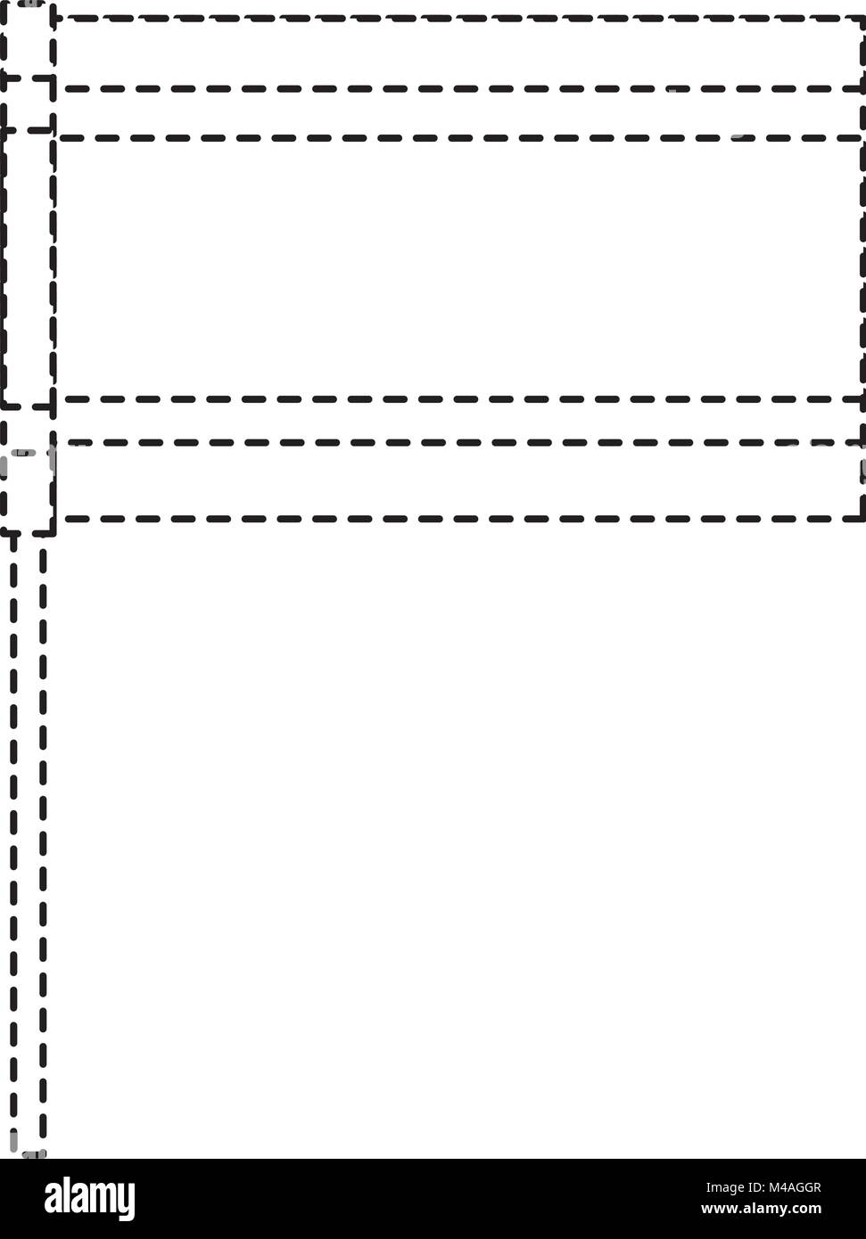 flag in pole national emblem symbol Stock Vector Image & Art - Alamy