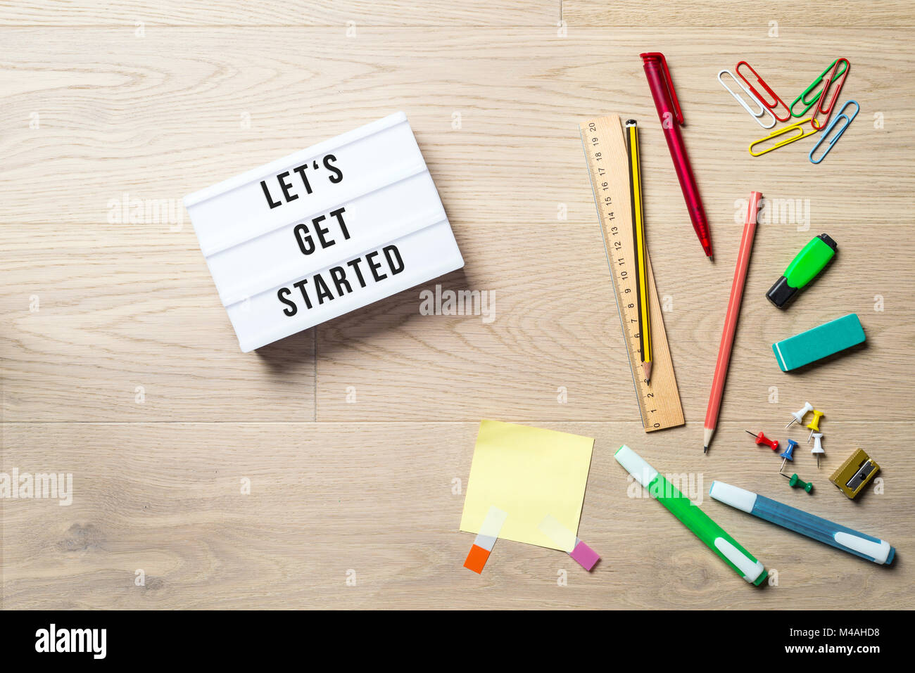 Lets get started hi-res stock photography and images - Alamy