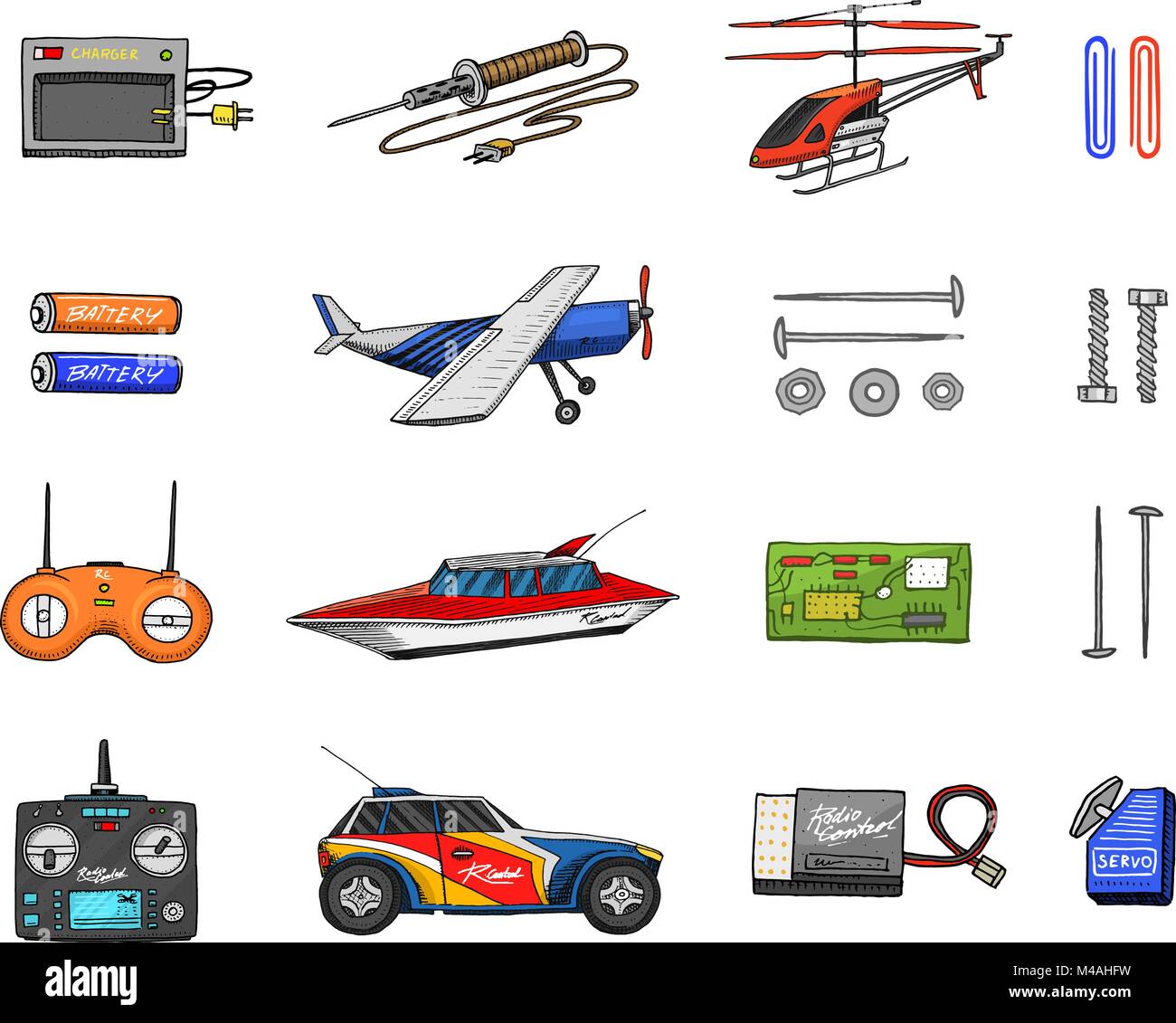 RC transport, remote control models. toys or instruments. set details ...