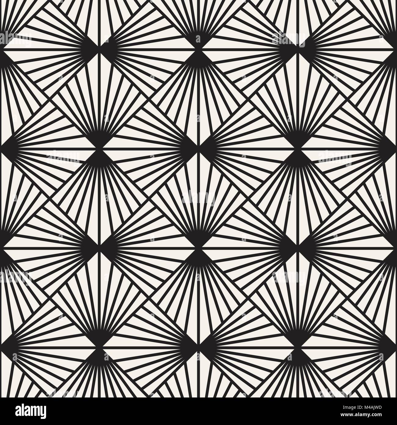 Vector seamless lattice pattern. Modern stylish texture with monochrome ...
