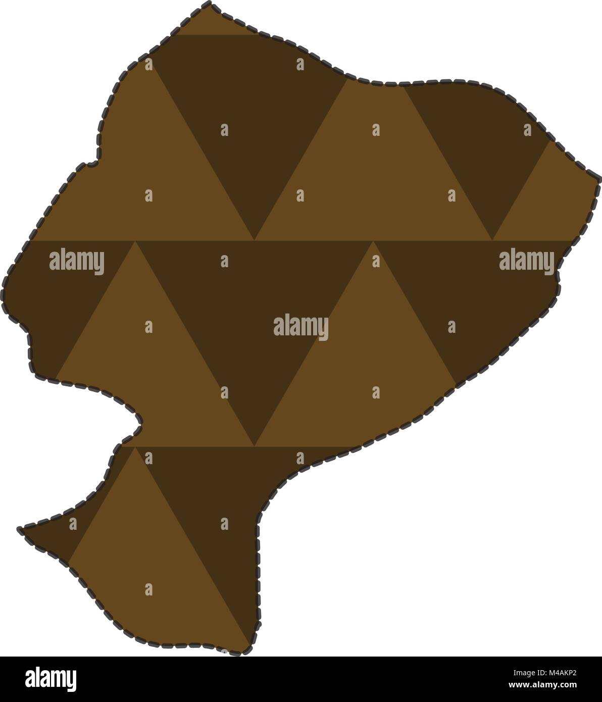 Dotted line map of Ecuador Stock Vector Image & Art - Alamy