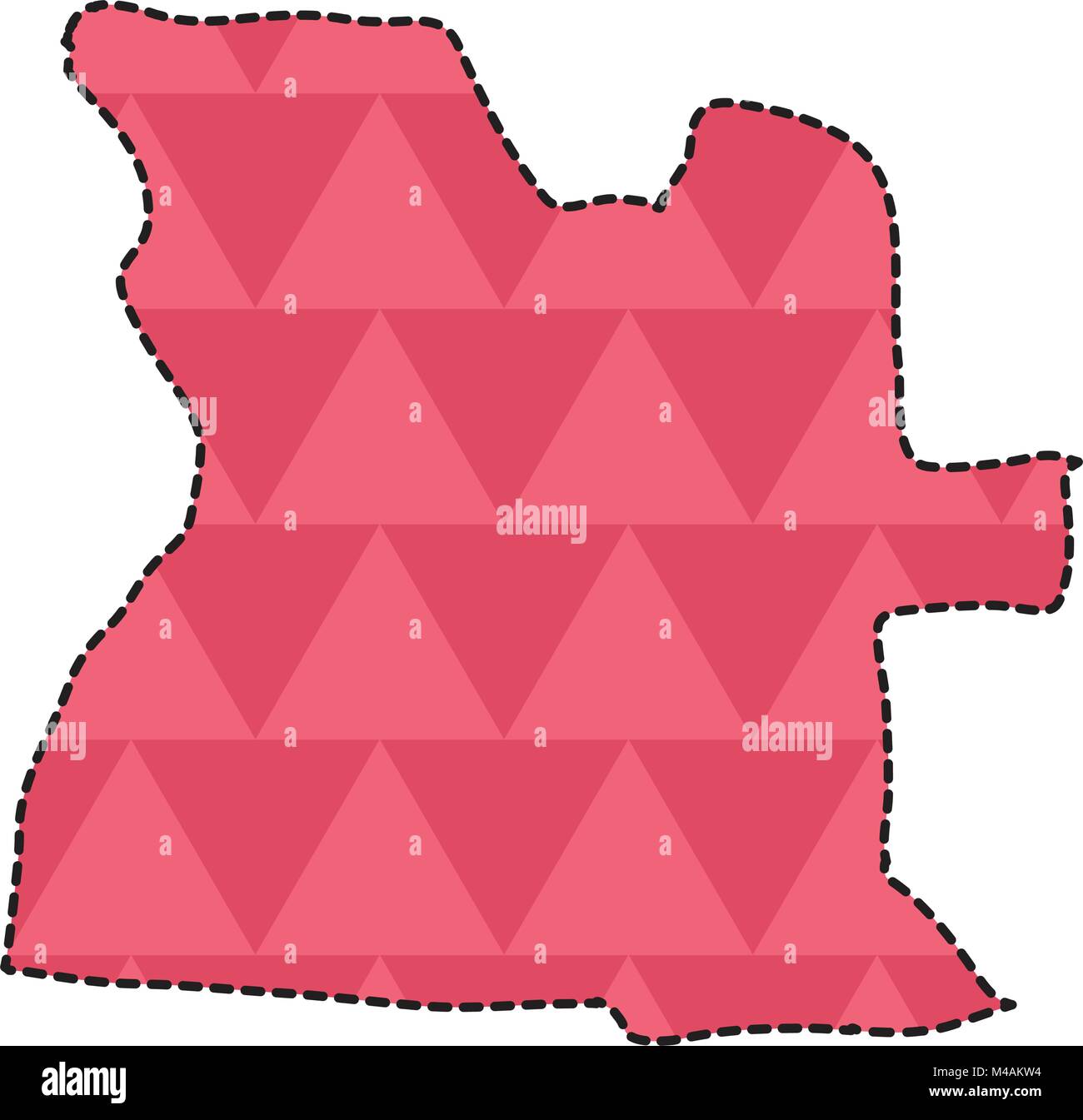 Map country angola detailed hi-res stock photography and images - Alamy