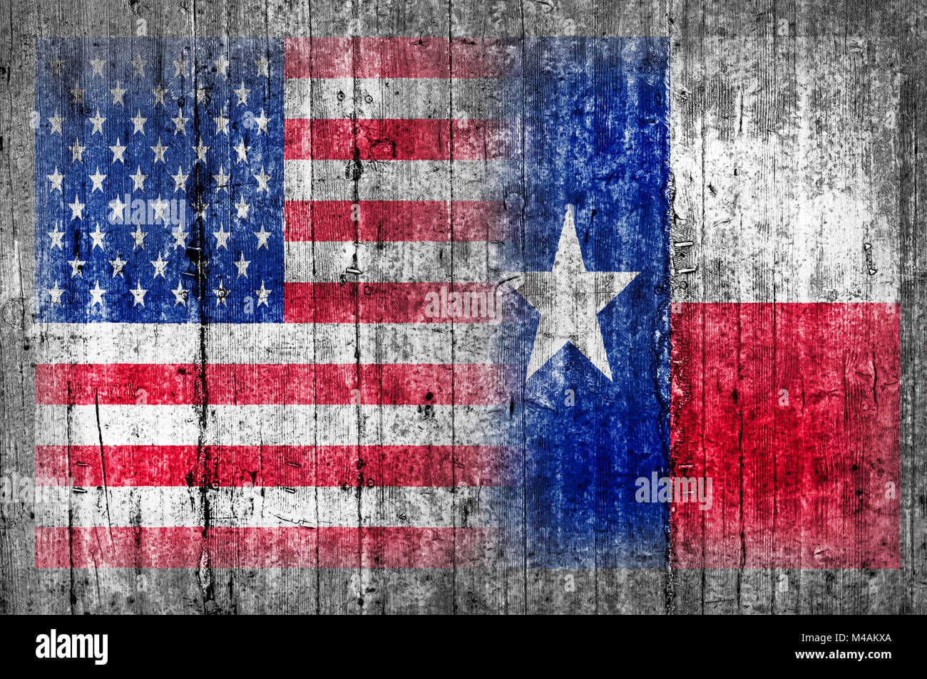 Painted texas flag hi-res stock photography and images - Alamy