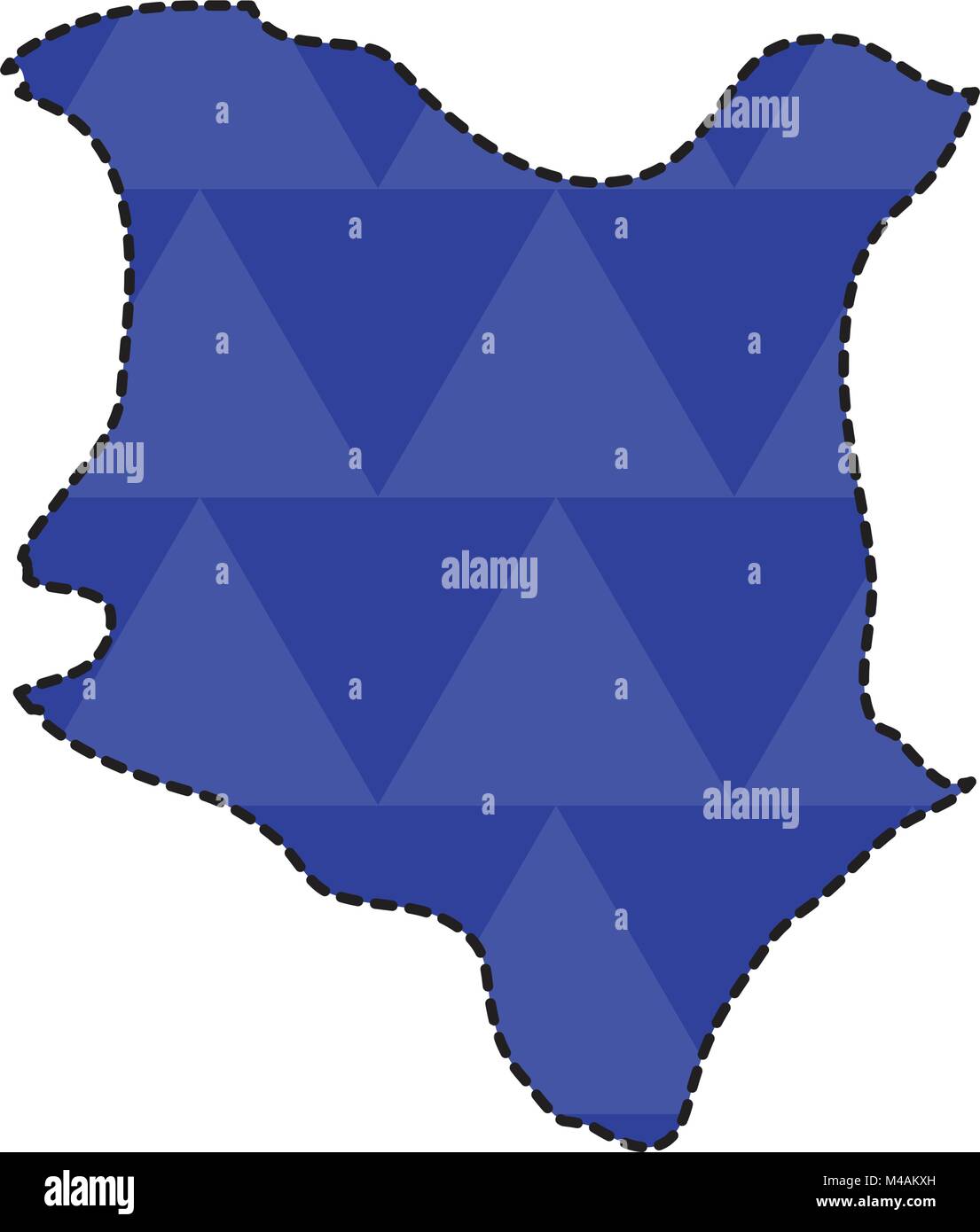 Kenya map kenyan country Stock Vector Images - Alamy