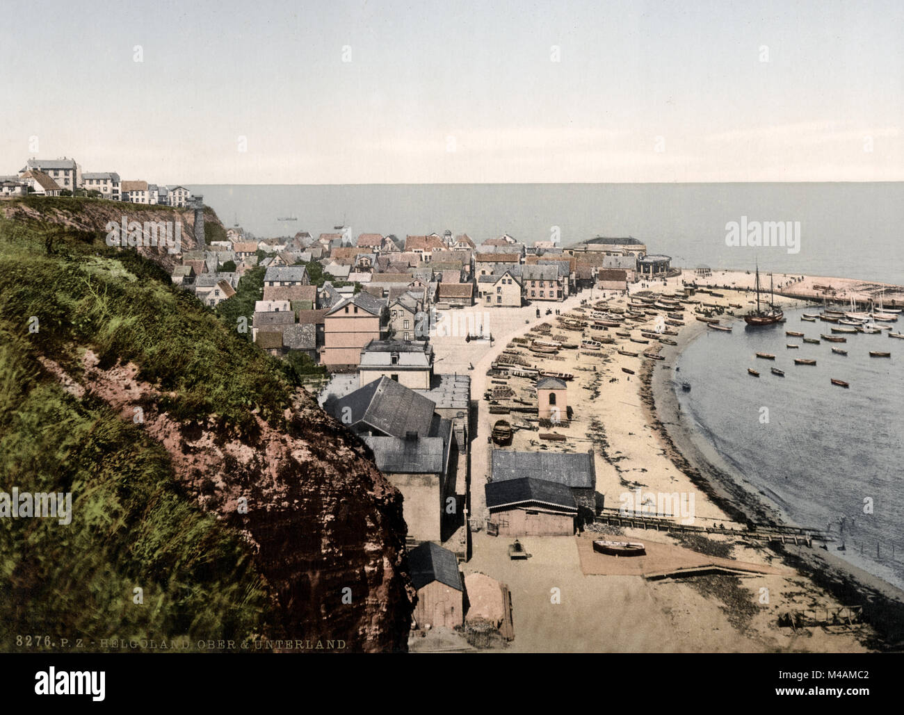 c.1890s Germany - view of Heligoland, North Sea islands Stock Photo - Alamy