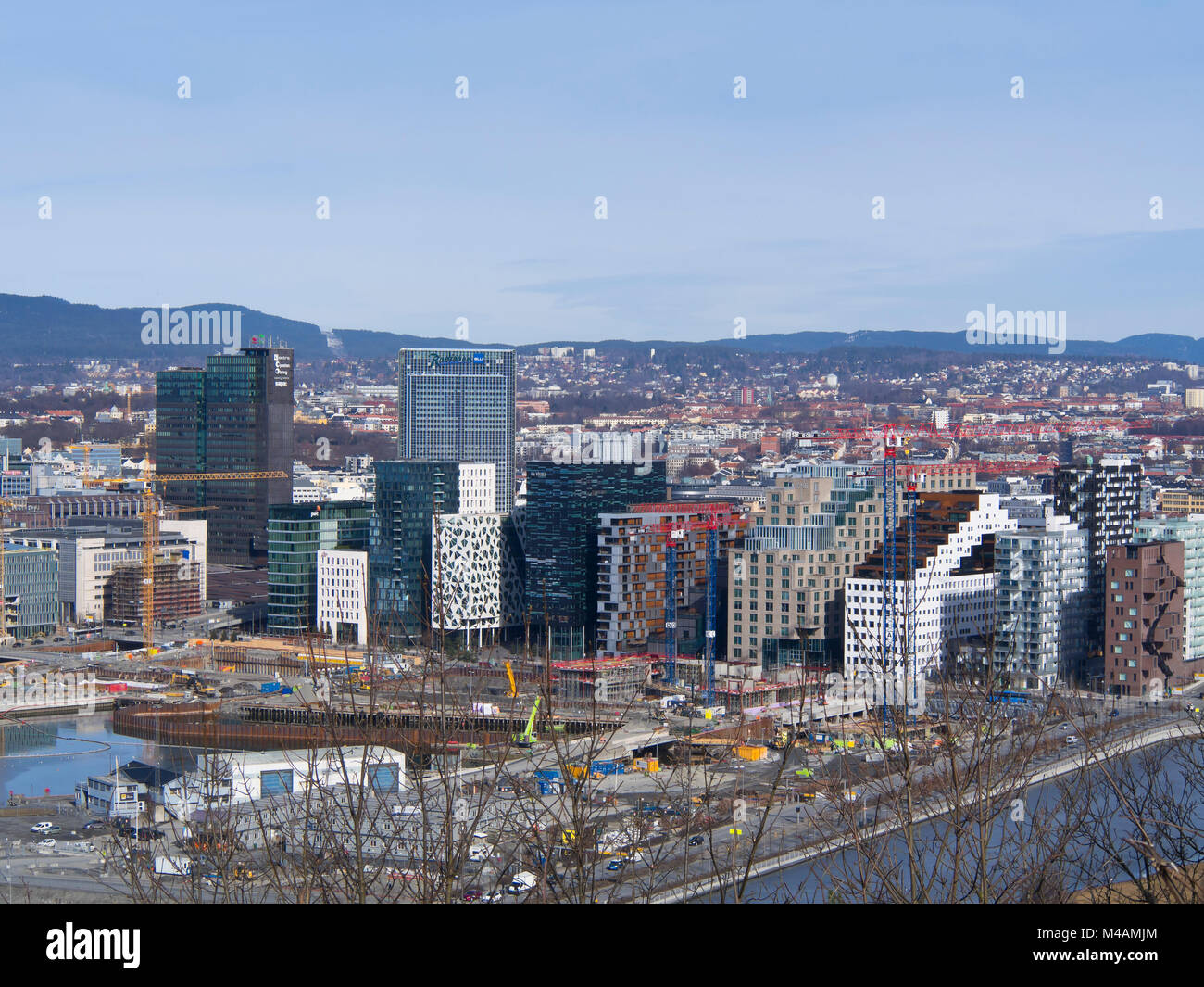 Modern Norwegian architecture in the continuously developing barcode ...