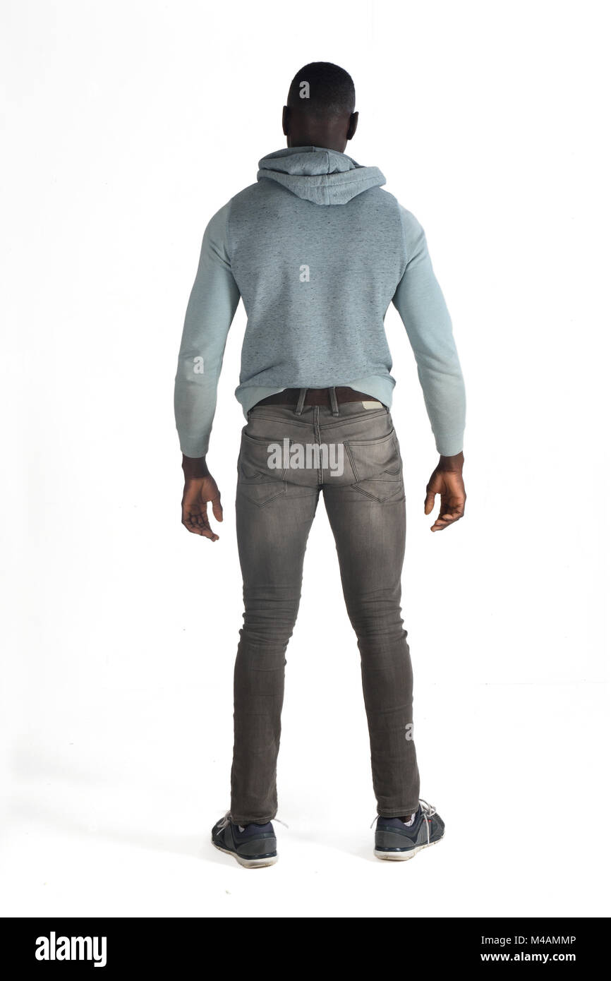 African american man back body Cut Out Stock Images & Pictures - Alamy