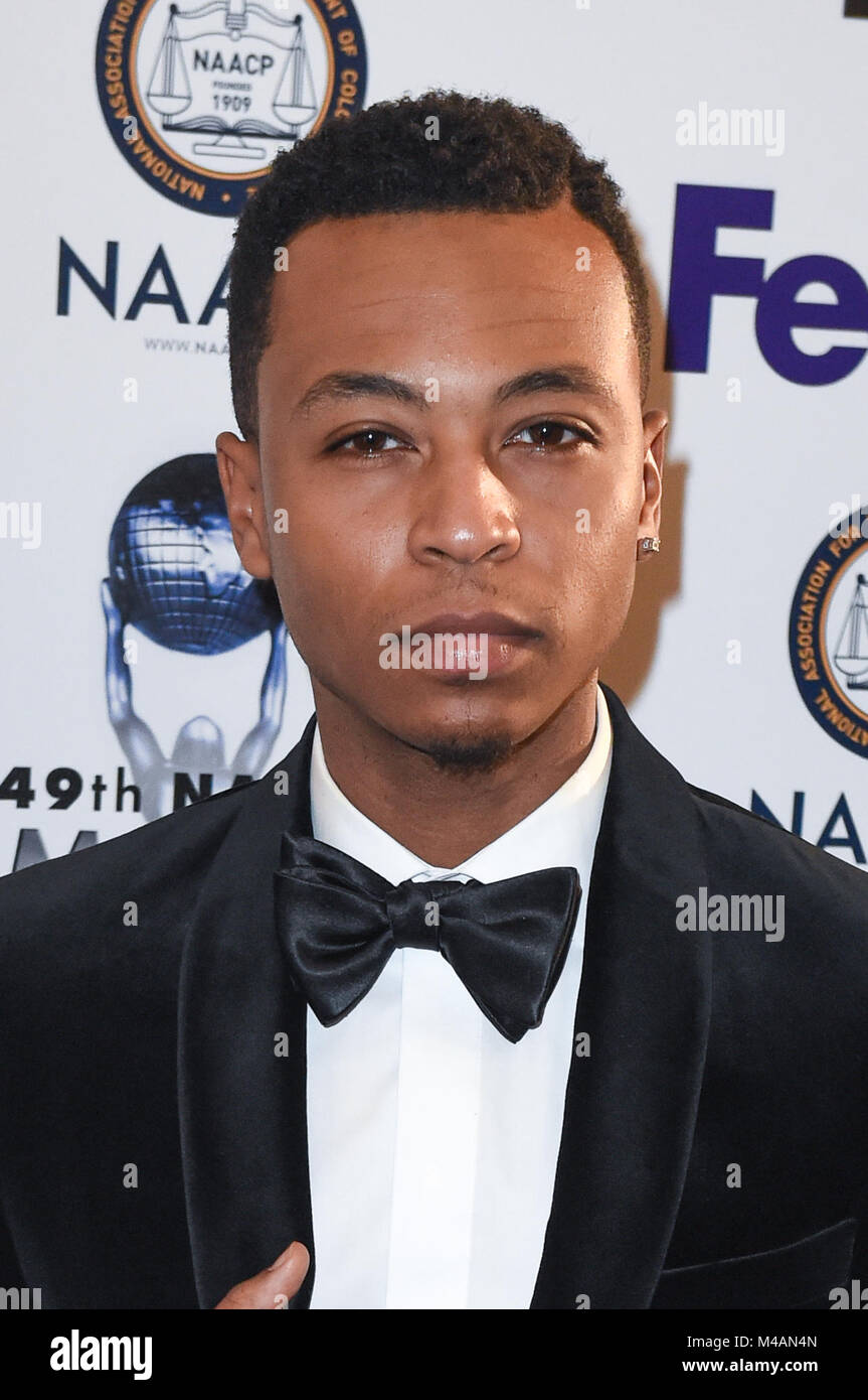 49th NAACP Image Awards Non Televised - Arrivals Featuring: Kevin Ross Where: Pasadena ...