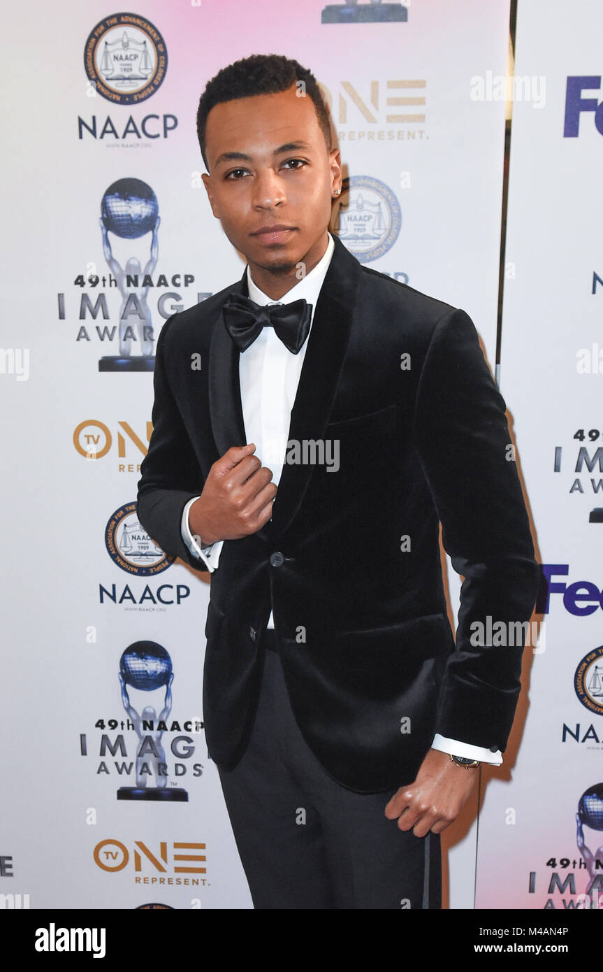 49th NAACP Image Awards Non Televised - Arrivals Featuring: Kevin Ross ...