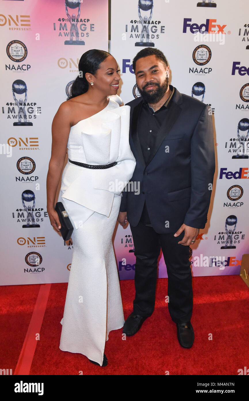49th NAACP Image Awards Non Televised - Arrivals Featuring: Tommy Oliver, Codie Oliver Where ...