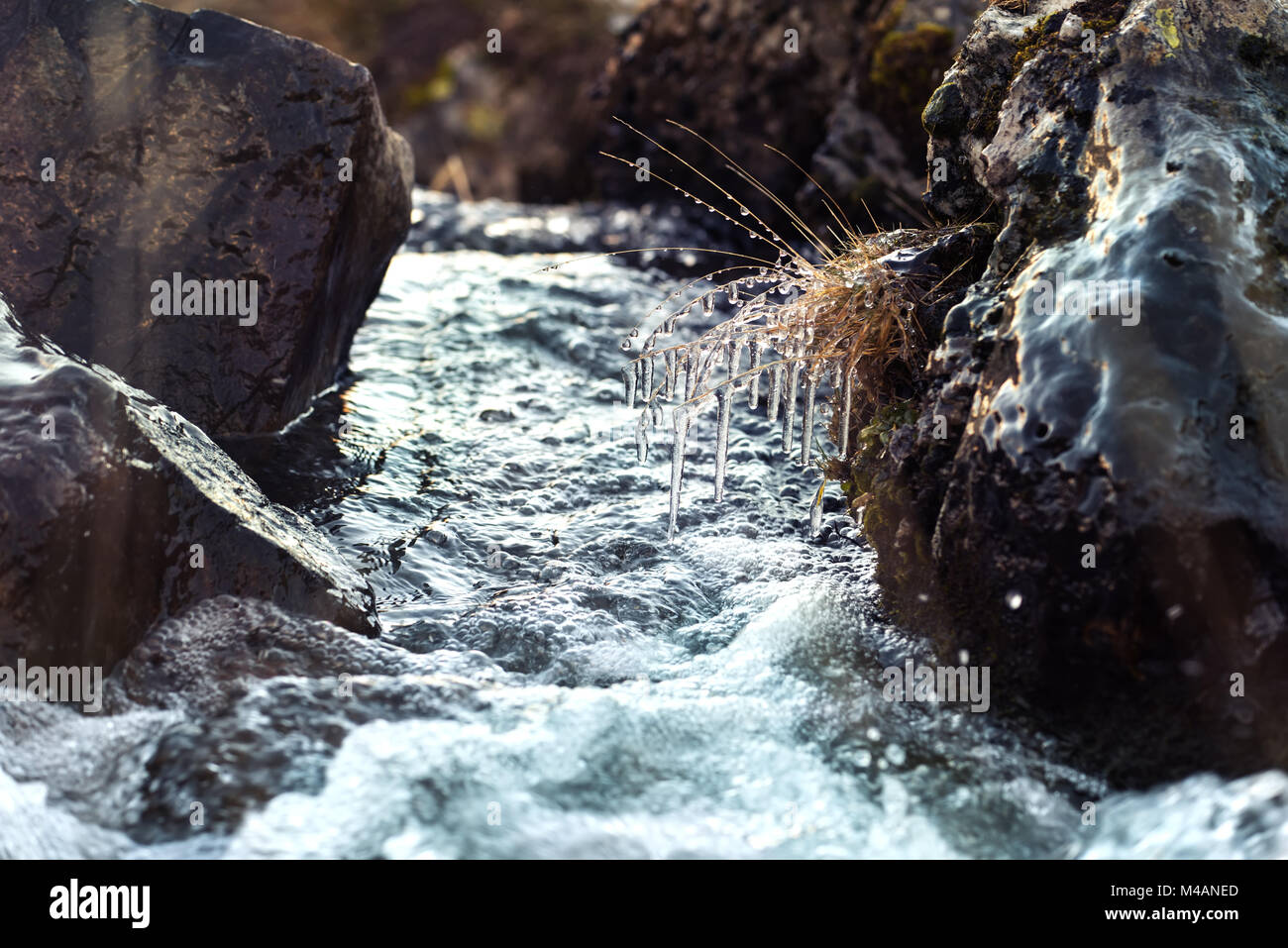 Running Water Through Stones High Resolution Stock Photography and ...