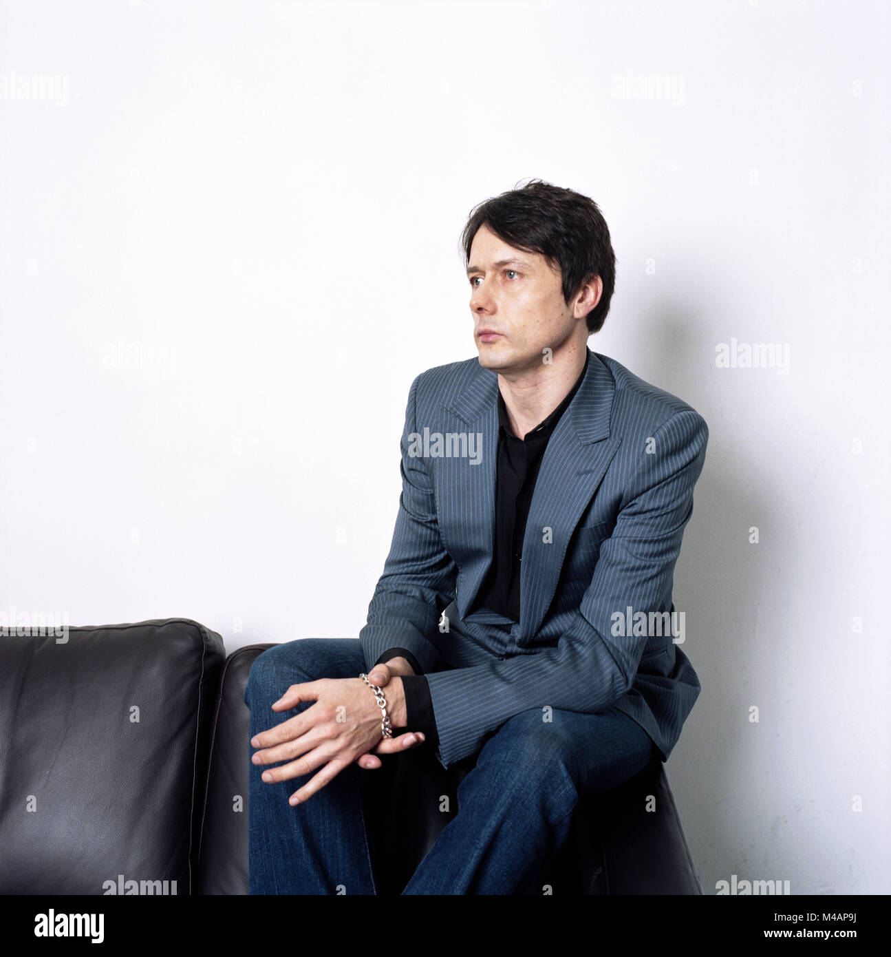 Brett Anderson singer in the English band Suede, Photographed in London ...