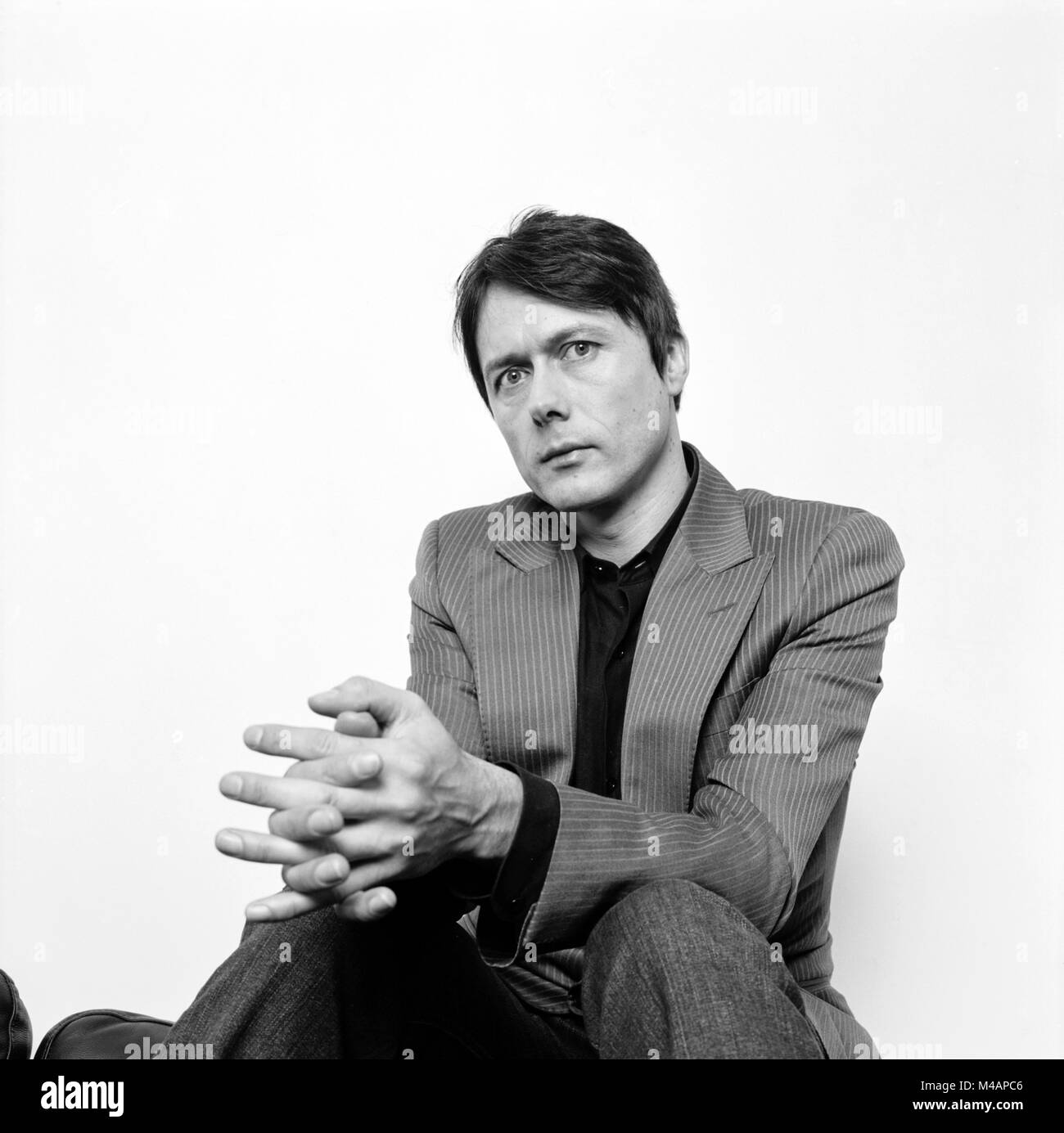 Brett Anderson singer in the English band Suede, Photographed in London ...
