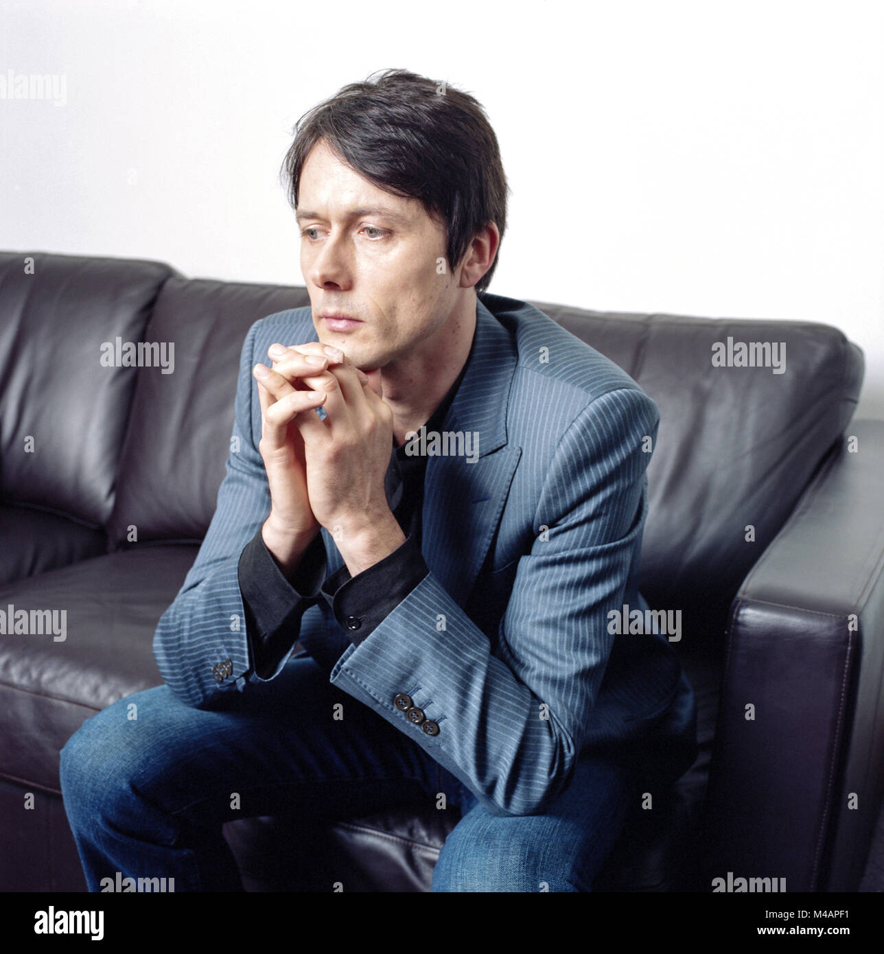 Brett Anderson singer in the English band Suede, Photographed in London ...