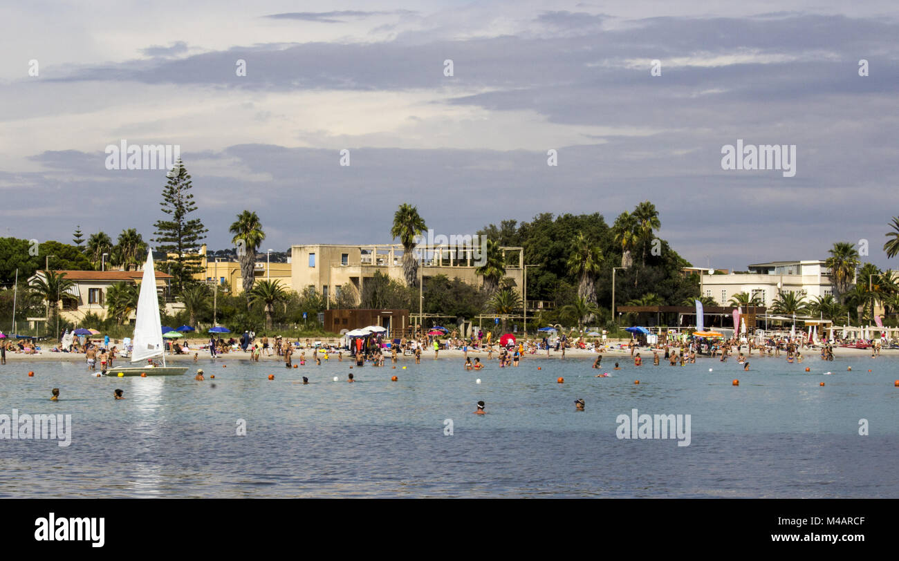 Cagliari poetto beach hi-res stock photography and images - Alamy