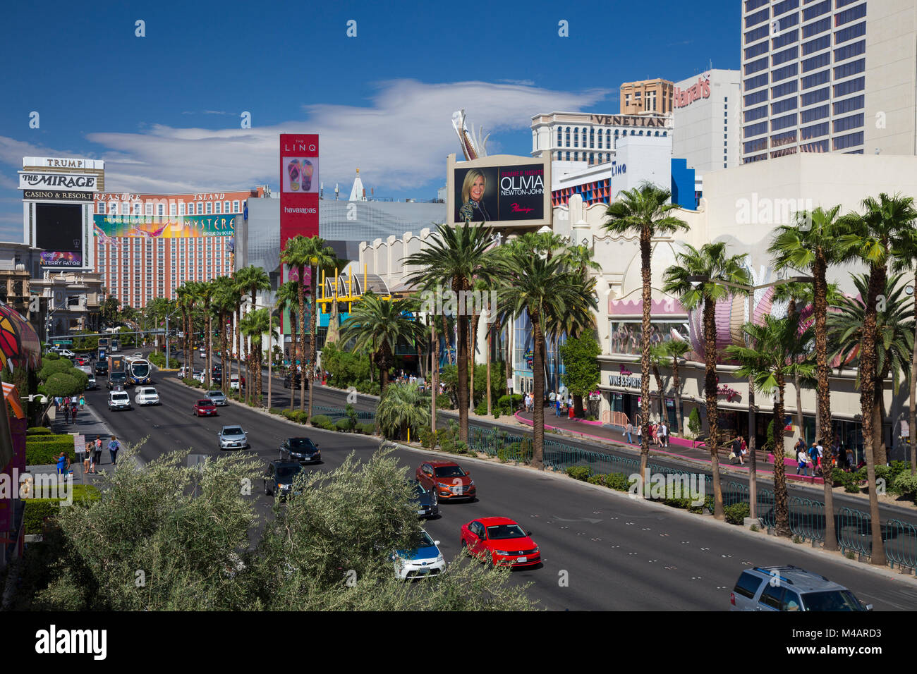 South Las Vegas Boulevard (The Strip), Las Vegas, Nevada Stock Photo - Alamy