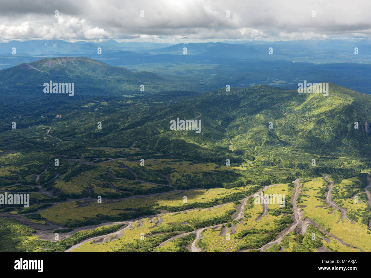 Caldera volcano Maly Semyachik. Kronotsky Nature Reserve on Kamchatka ...