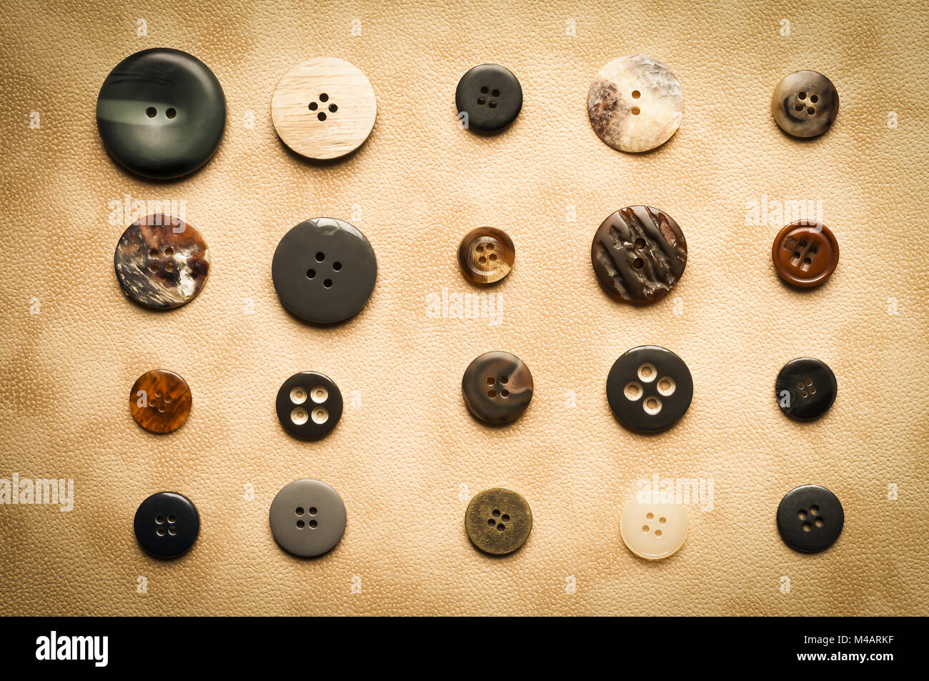 Collection of buttons Stock Photo - Alamy