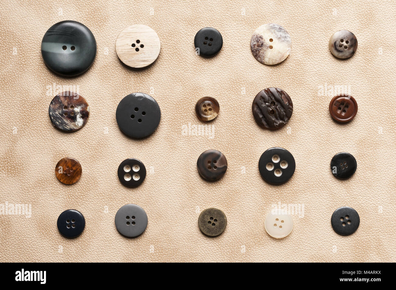 Collection of buttons Stock Photo - Alamy