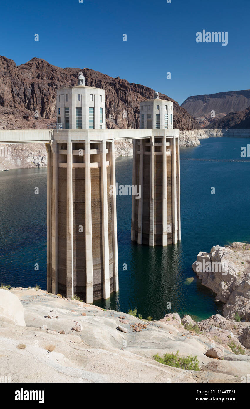 Hoover Dam Intake Tower On High Resolution Stock Photography and Images ...