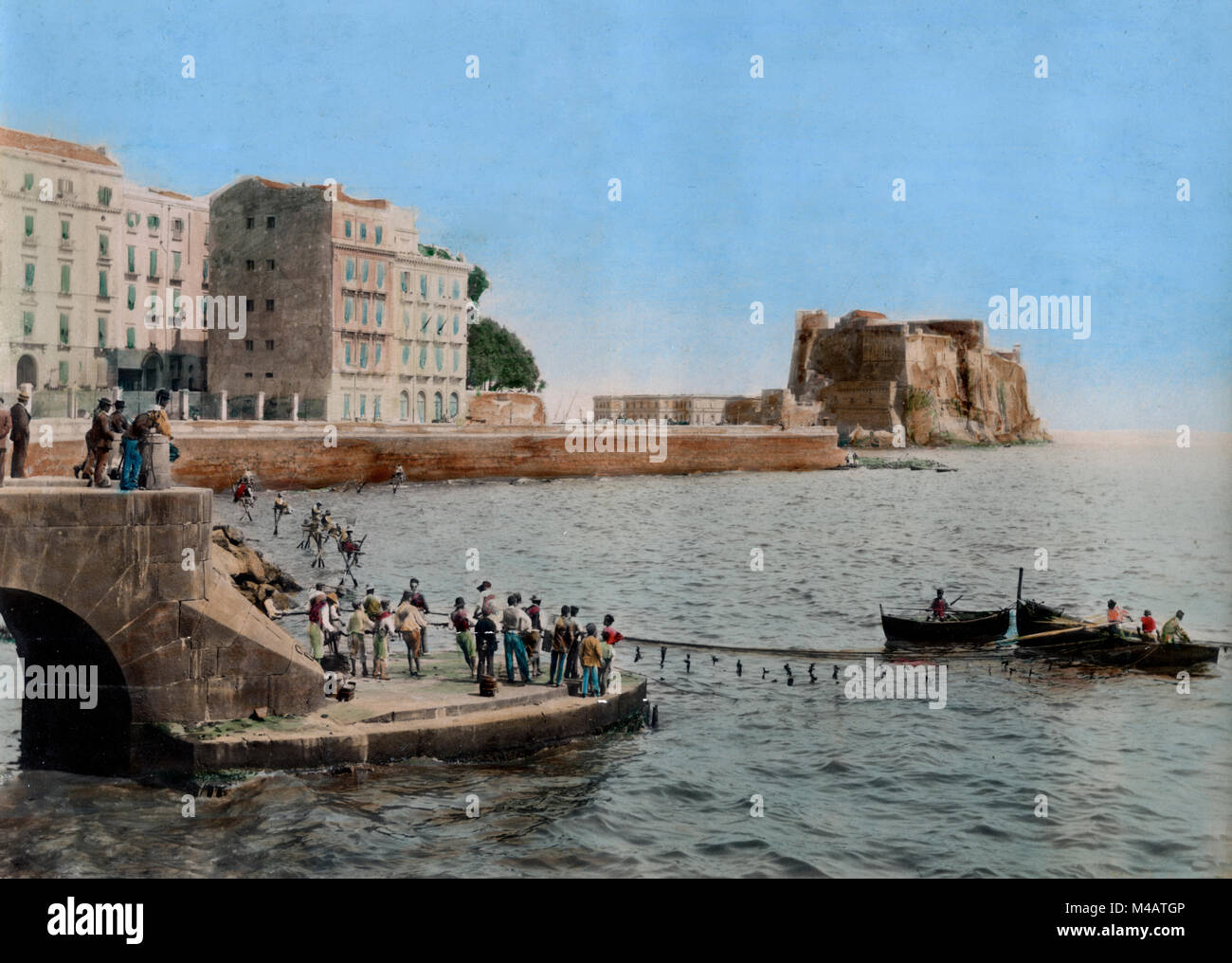 Port of naples 19th century hi-res stock photography and images - Alamy