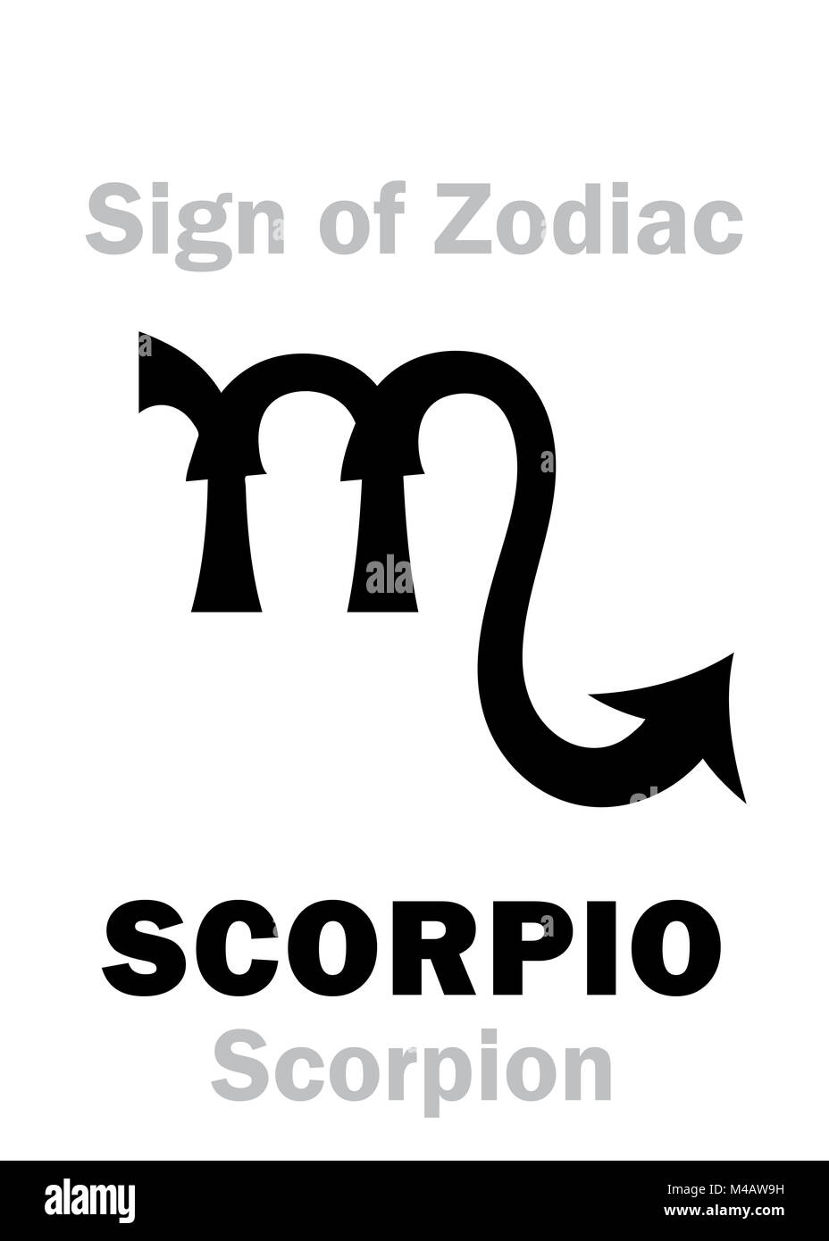 Scorpio Sign Stock Photos & Scorpio Sign Stock Images - Alamy