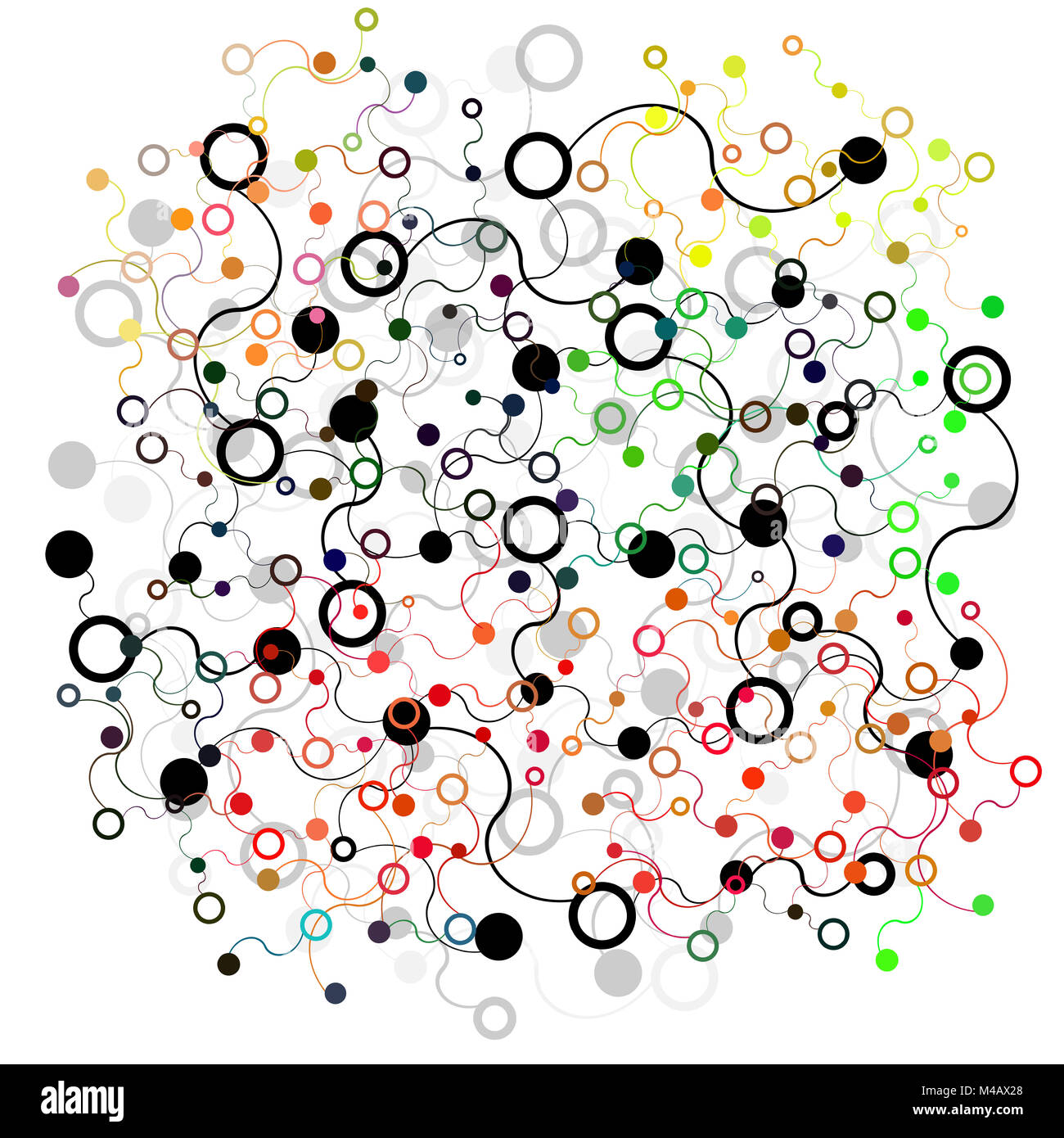 Molecule And Communication Background, Graphic Design Stock Photo - Alamy