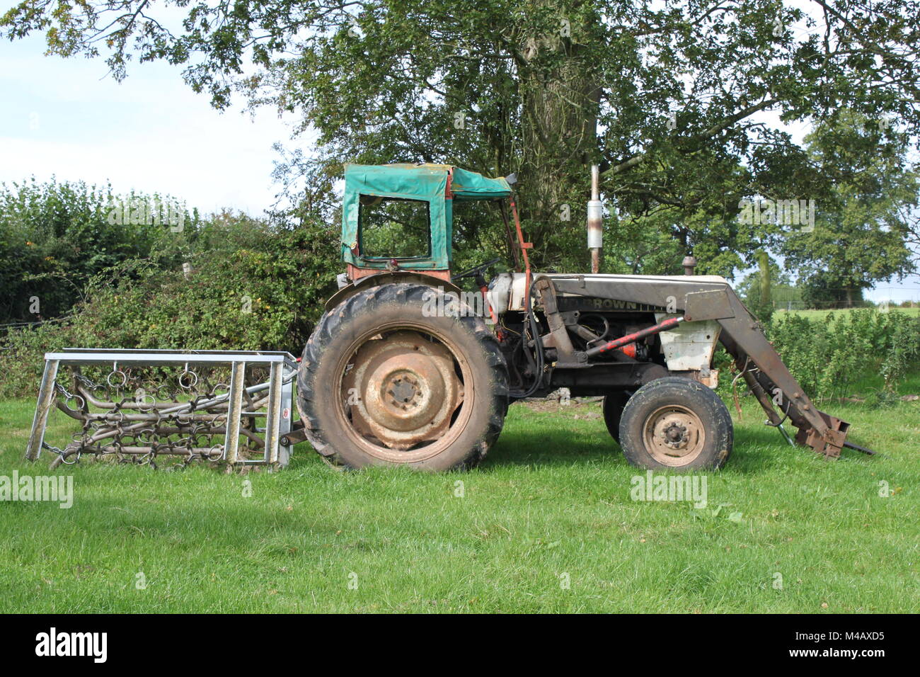 David Brown Tractor Historic Tractor Stock Photo Alamy