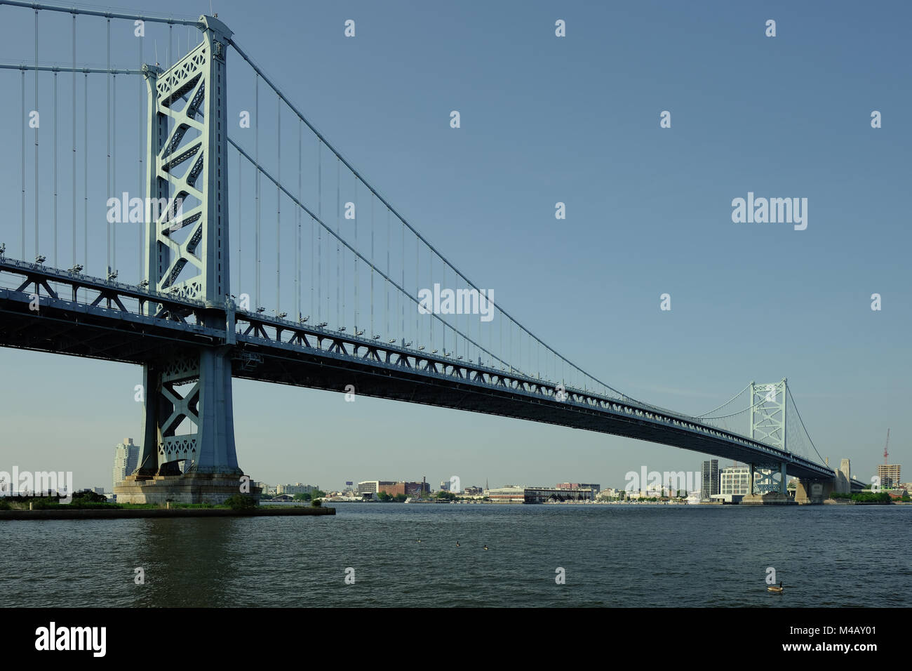 Benjamin Franklin Bridge. Philadelphia, Pennsylvania Stock Photo - Alamy