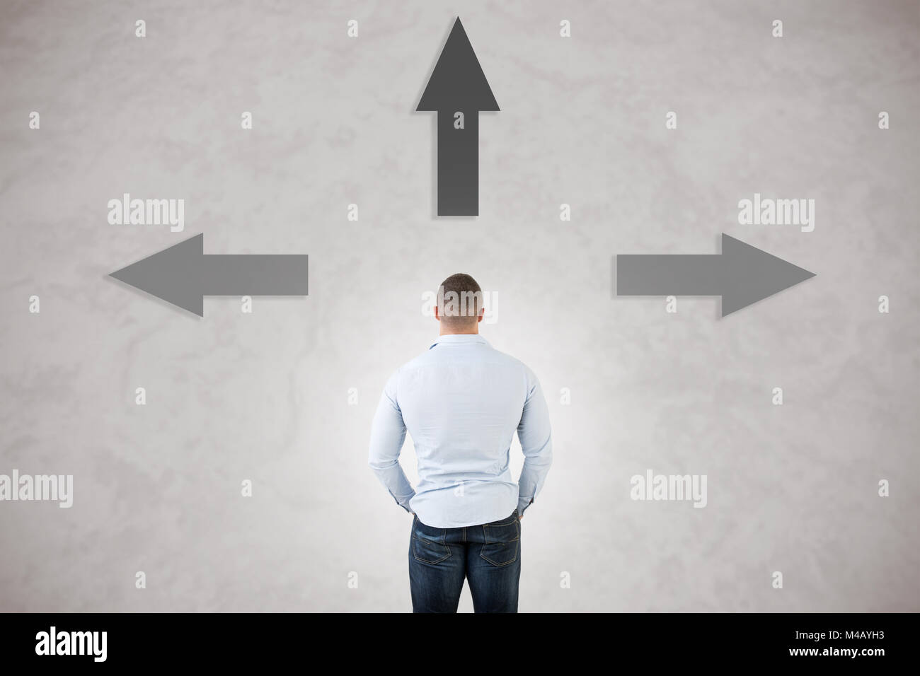 Fit Man From the Back Stock Photo - Alamy