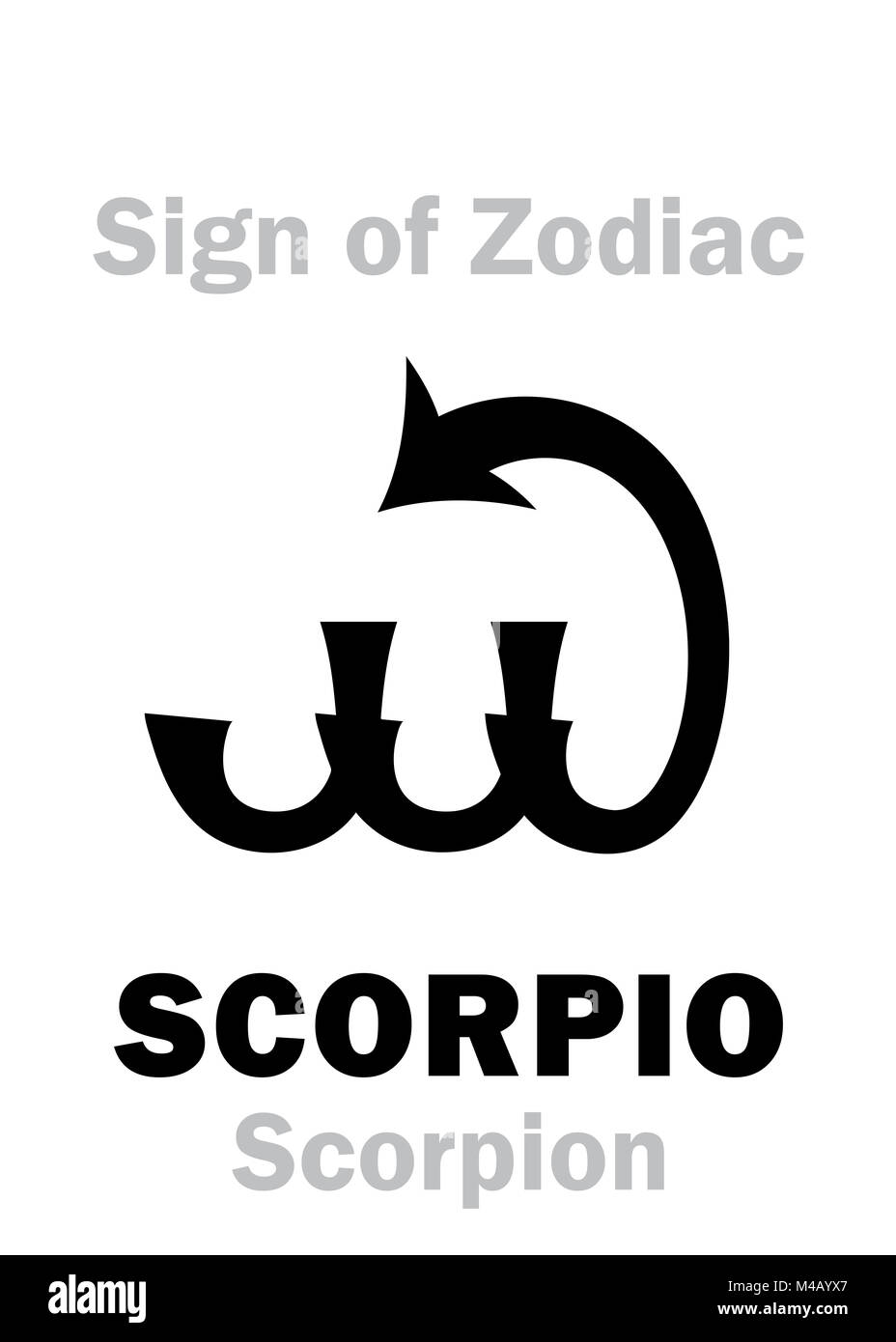Zodiac scorpion hi-res stock photography and images - Alamy
