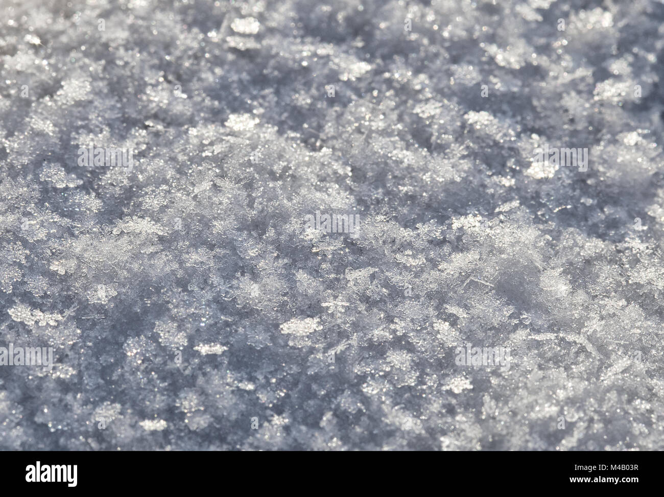 Snow texture, macro Stock Photo - Alamy