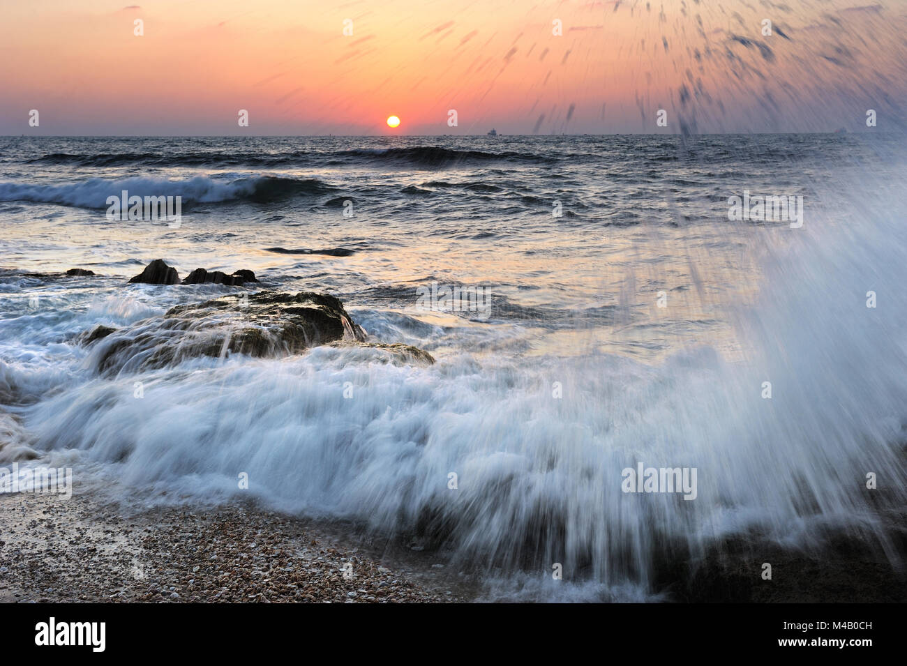 Mediterranean Coast Israel Stock Photo - Alamy