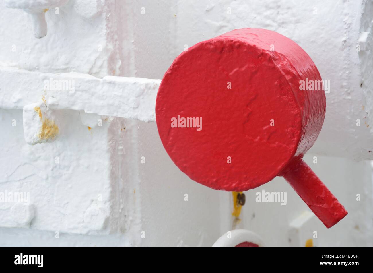 Large Red handle Stock Photo - Alamy