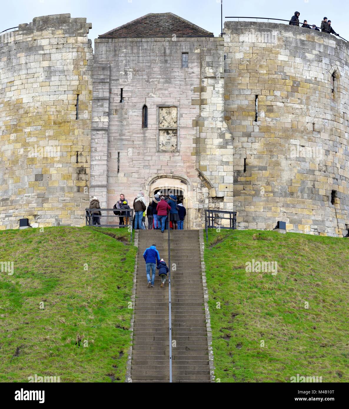 York castle cliffords tower York Yorkshire England UK Stock Photo - Alamy